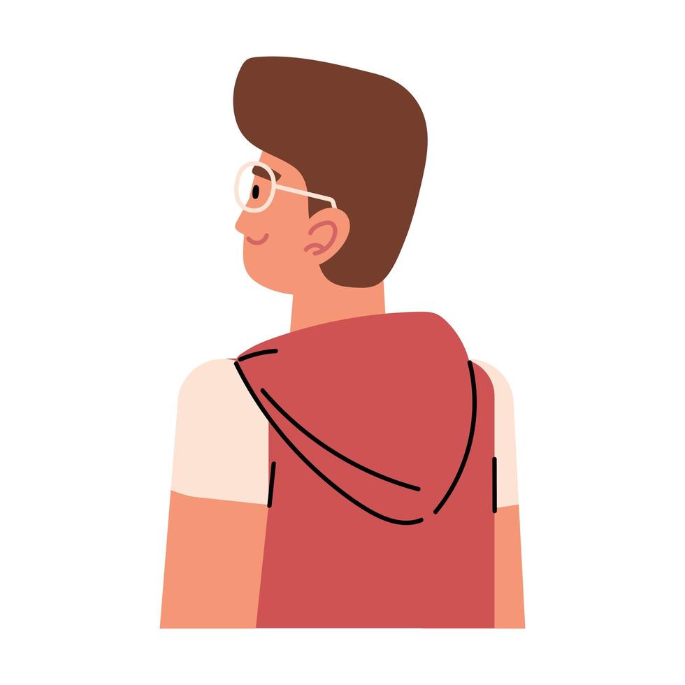 back view young man 6211535 Vector Art at Vecteezy back view young man 6211535 Vector Art at Vecteezy