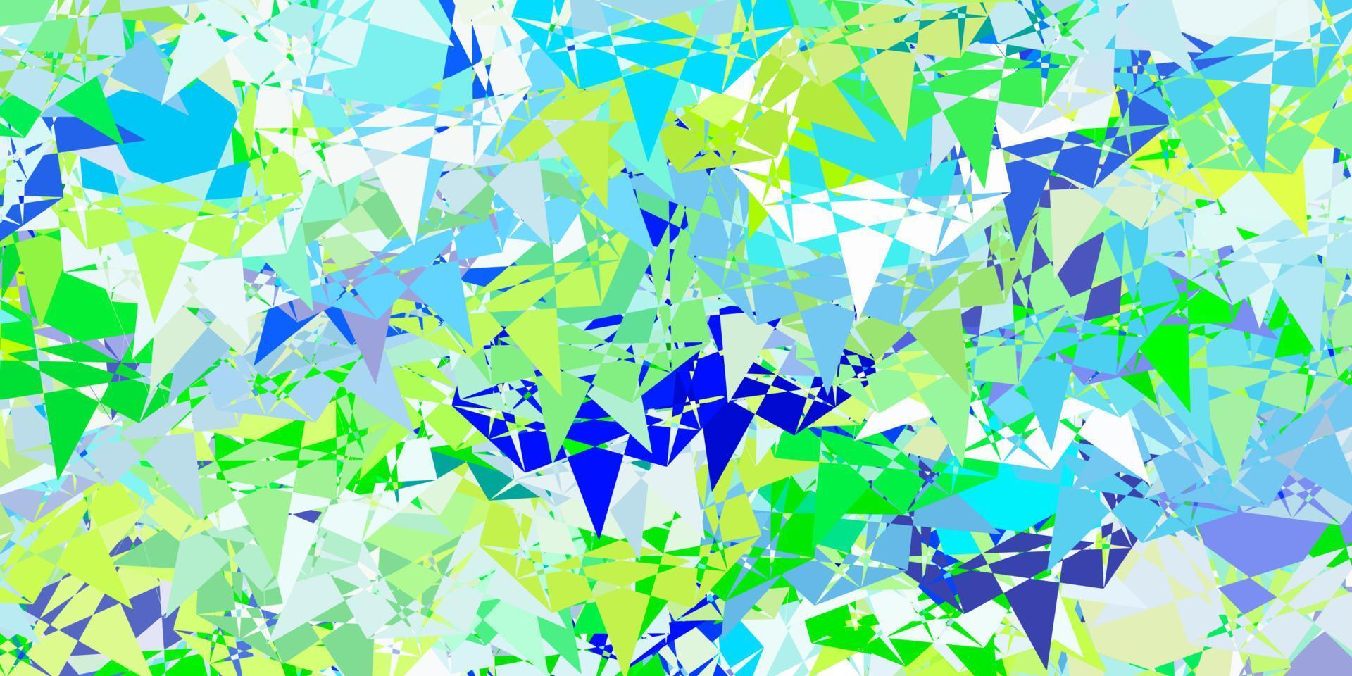 Light Blue Green Vector Layout With Triangle Forms 6214159 Vector Art