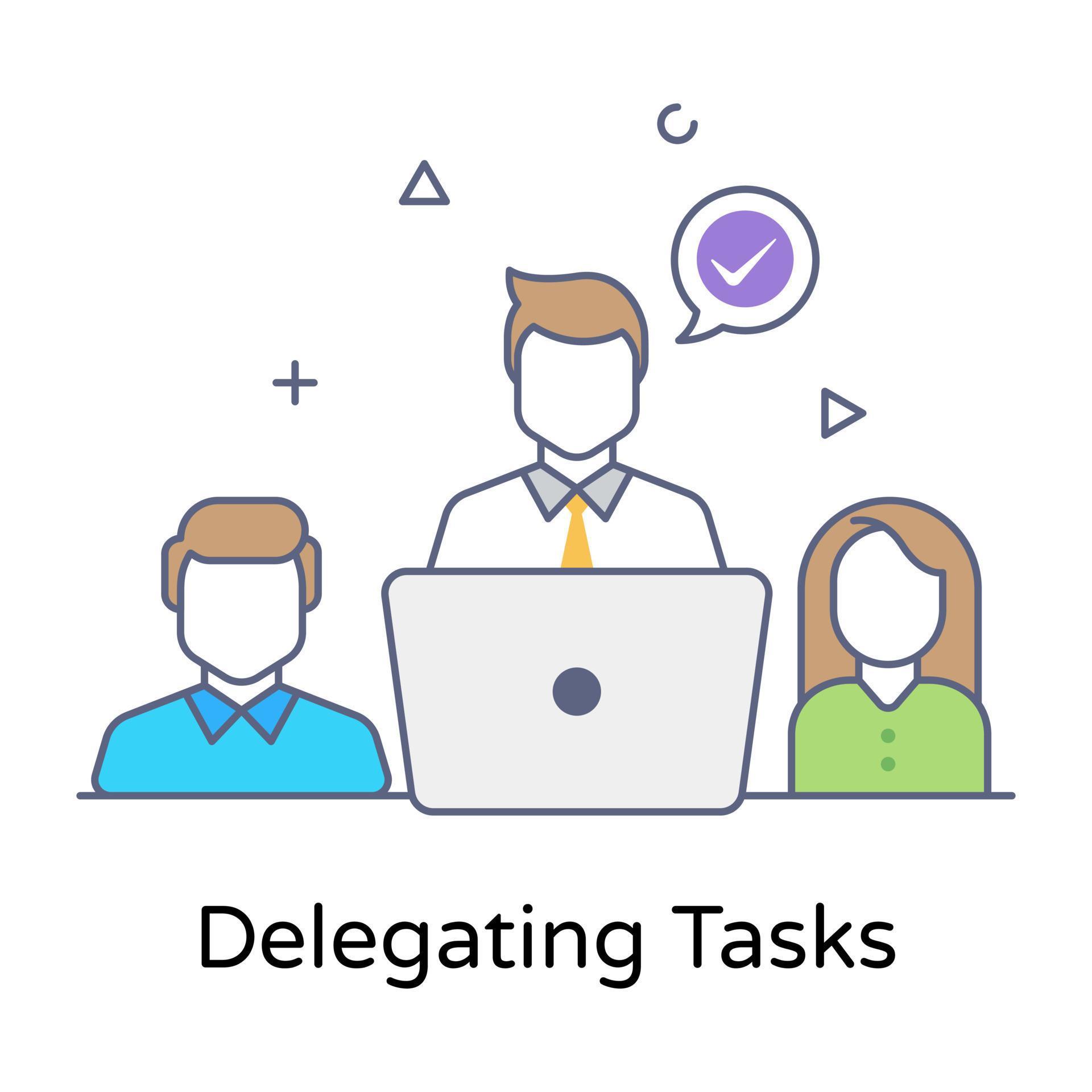 Delegating tasks icon, editable vector 6216619 Vector Art at Vecteezy Delegating tasks icon, editable vector 6216619 Vector Art at Vecteezy