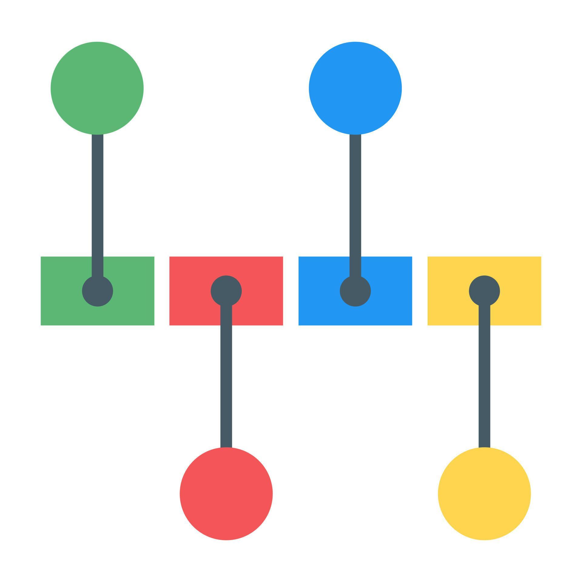 A binary tree diagram icon in flat design 6217326 Vector Art at Vecteezy