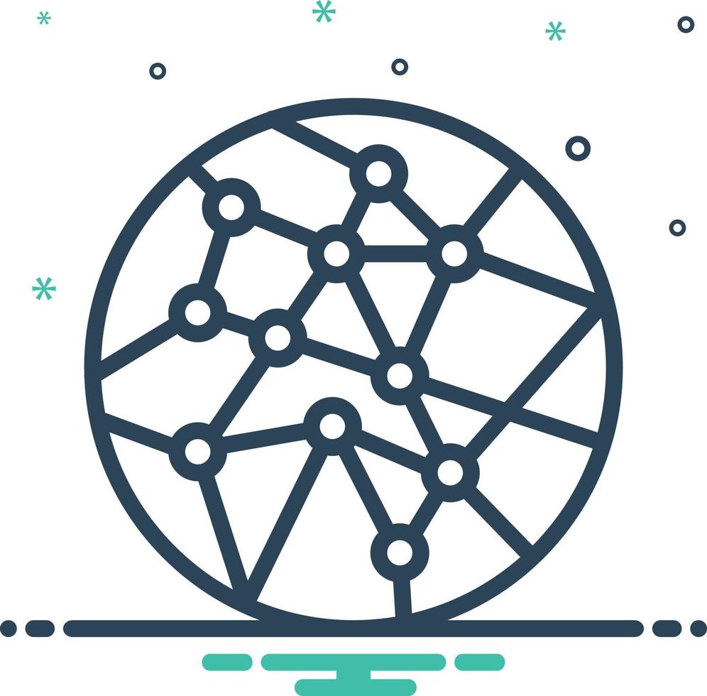 Mix icon for network connection 6219097 Vector Art at Vecteezy