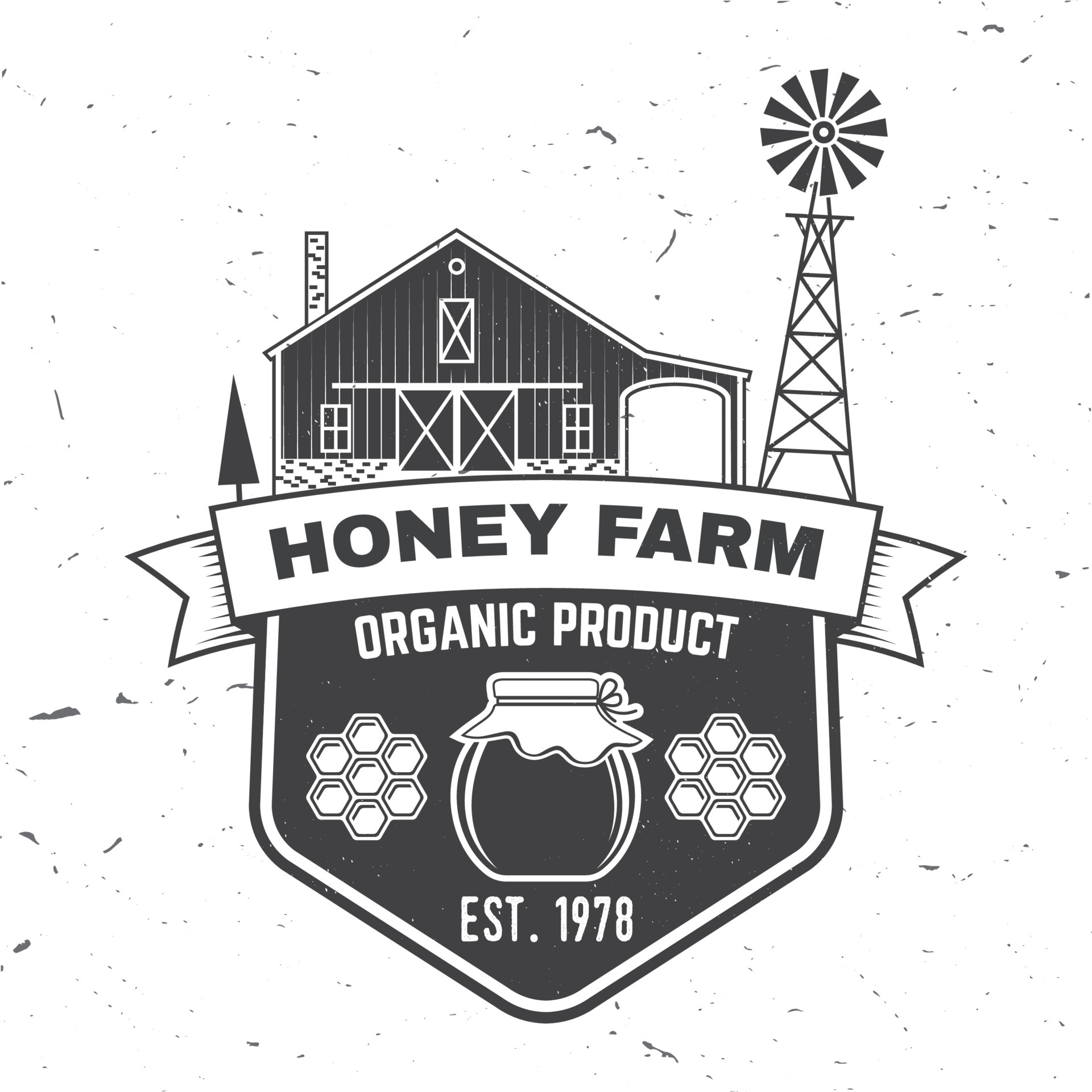 Honey Farm Badge Vector Concept For Shirt Print Stamp Or Tee honey-farm-badge-vector-concept-for-shirt-print-stamp-or-tee