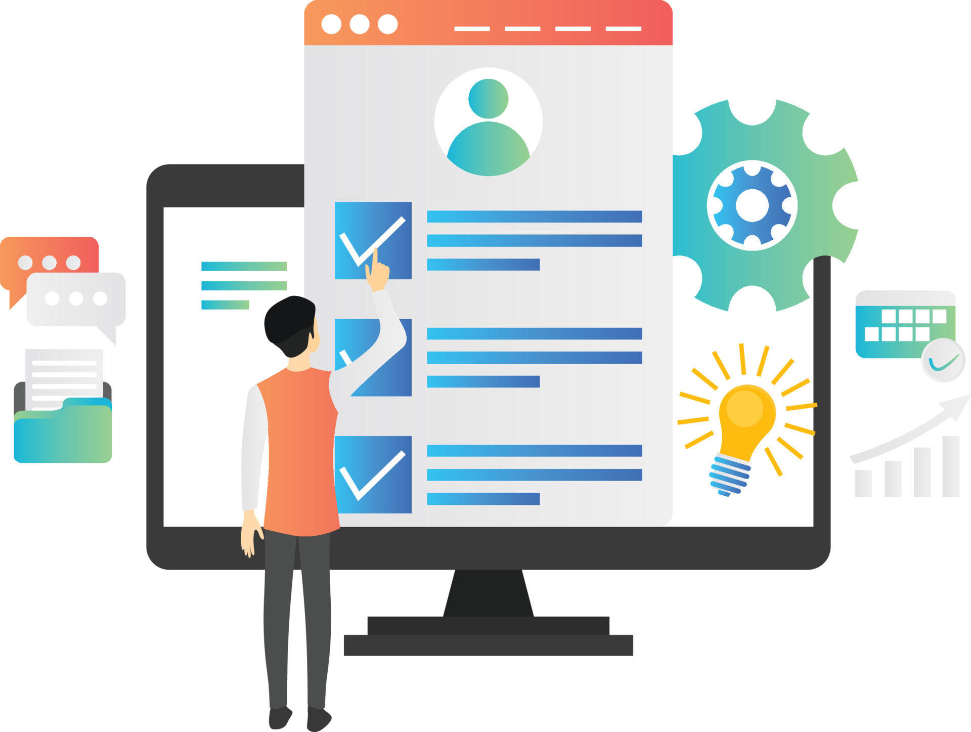 Isometric style illustration of checking valid data 6230322 Vector Art ... Isometric style illustration of checking valid data 6230322 Vector Art ...