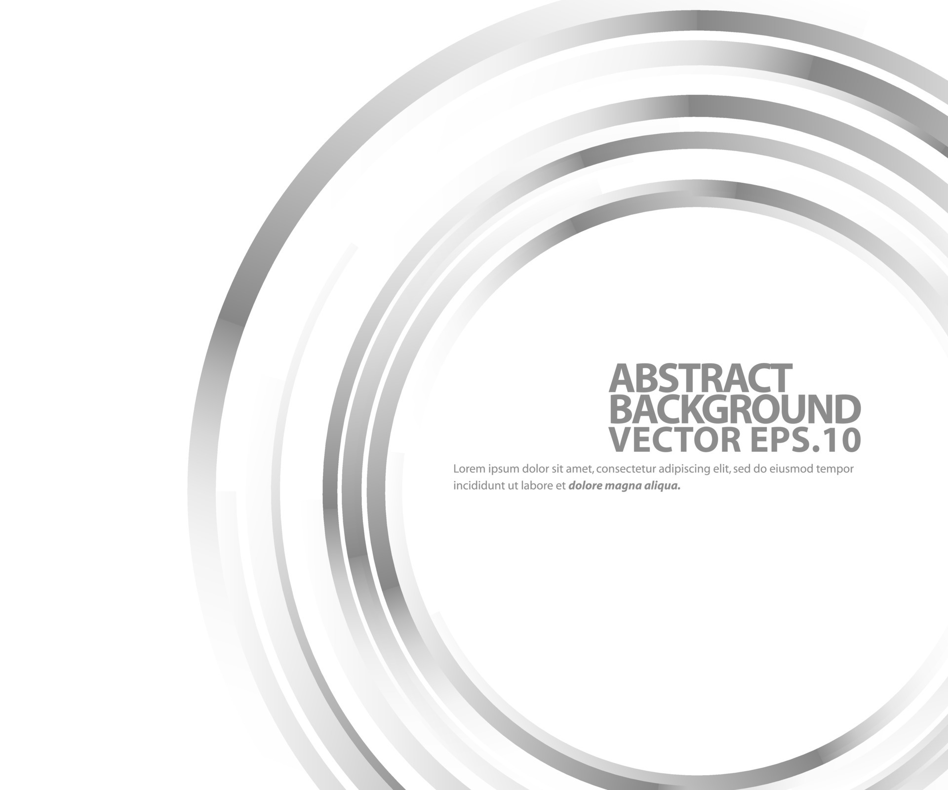 Abstract Lines In Circle Form Design Element Geometric Shape Striped Border Frame For Image