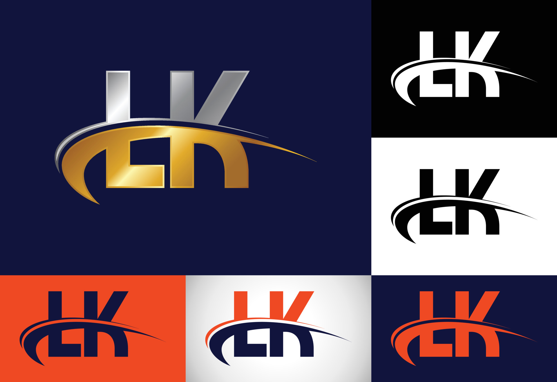 Initial Monogram Letter L K Logo Design Vector Template Lk Letter Logo