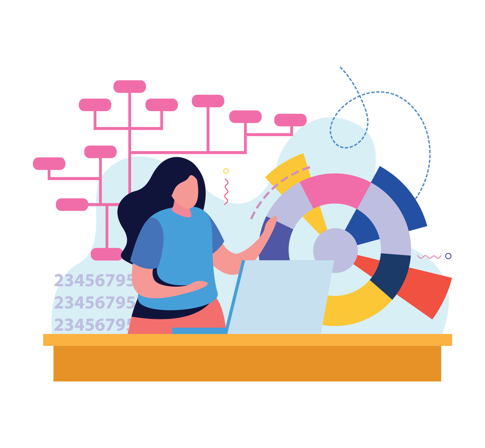 Mind Behavior Flat Background 6244331 Vector Art at Vecteezy