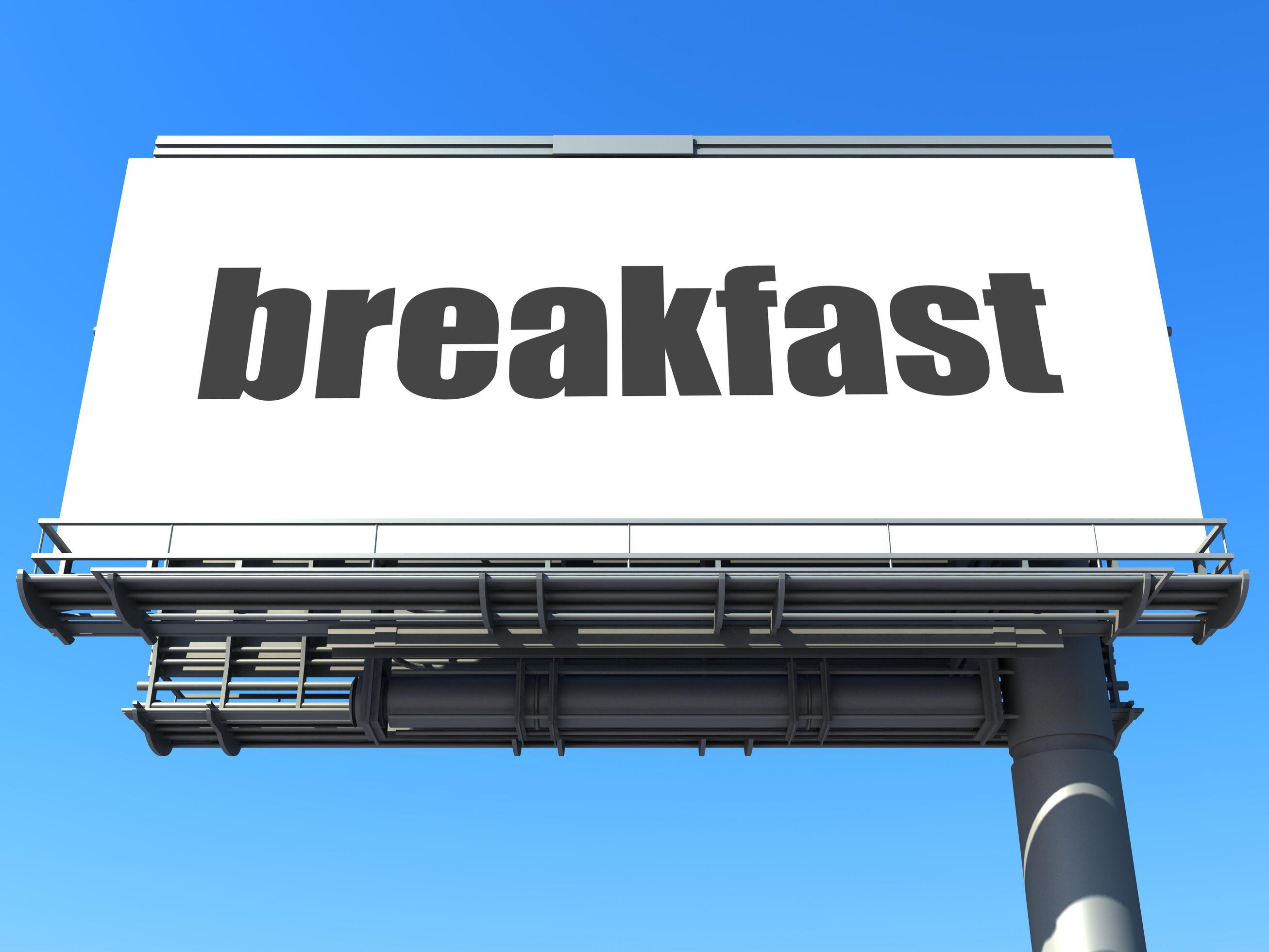Breakfast Word On Billboard 6244523 Stock Photo At Vecteezy breakfast-word-on-billboard-6244523-stock-photo-at-vecteezy