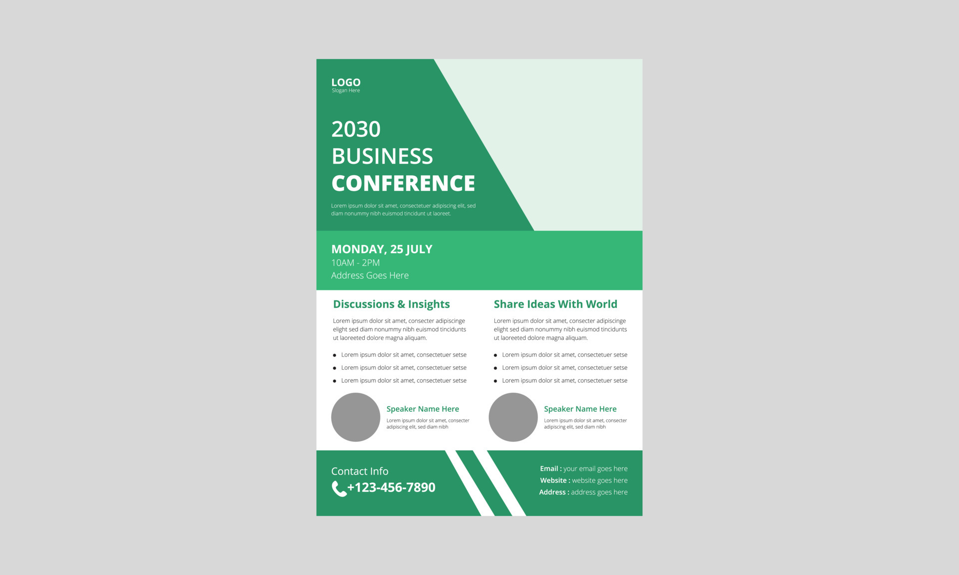 Business Conference Flyer Template Design Conference Poster Leaflet business-conference-flyer-template-design-conference-poster-leaflet