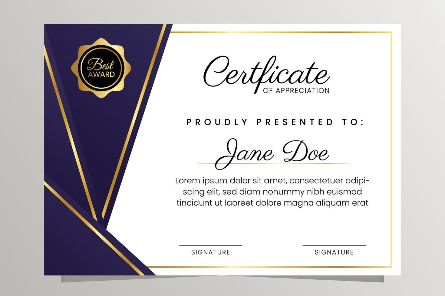 Professional blue certificate template 6255040 Vector Art at Vecteezy Professional blue certificate template 6255040 Vector Art at Vecteezy