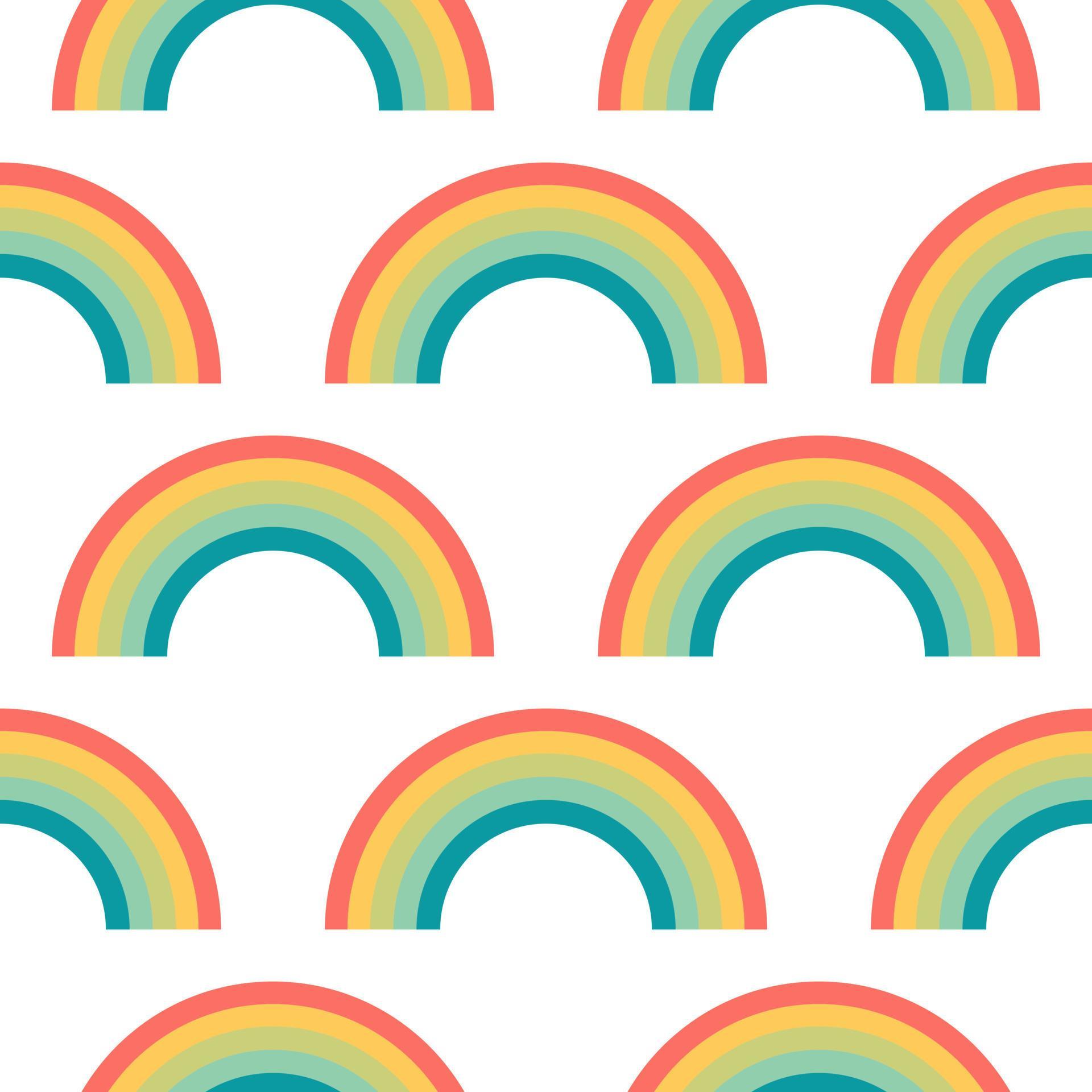 rainbow seamless pattern 6260664 Vector Art at Vecteezy