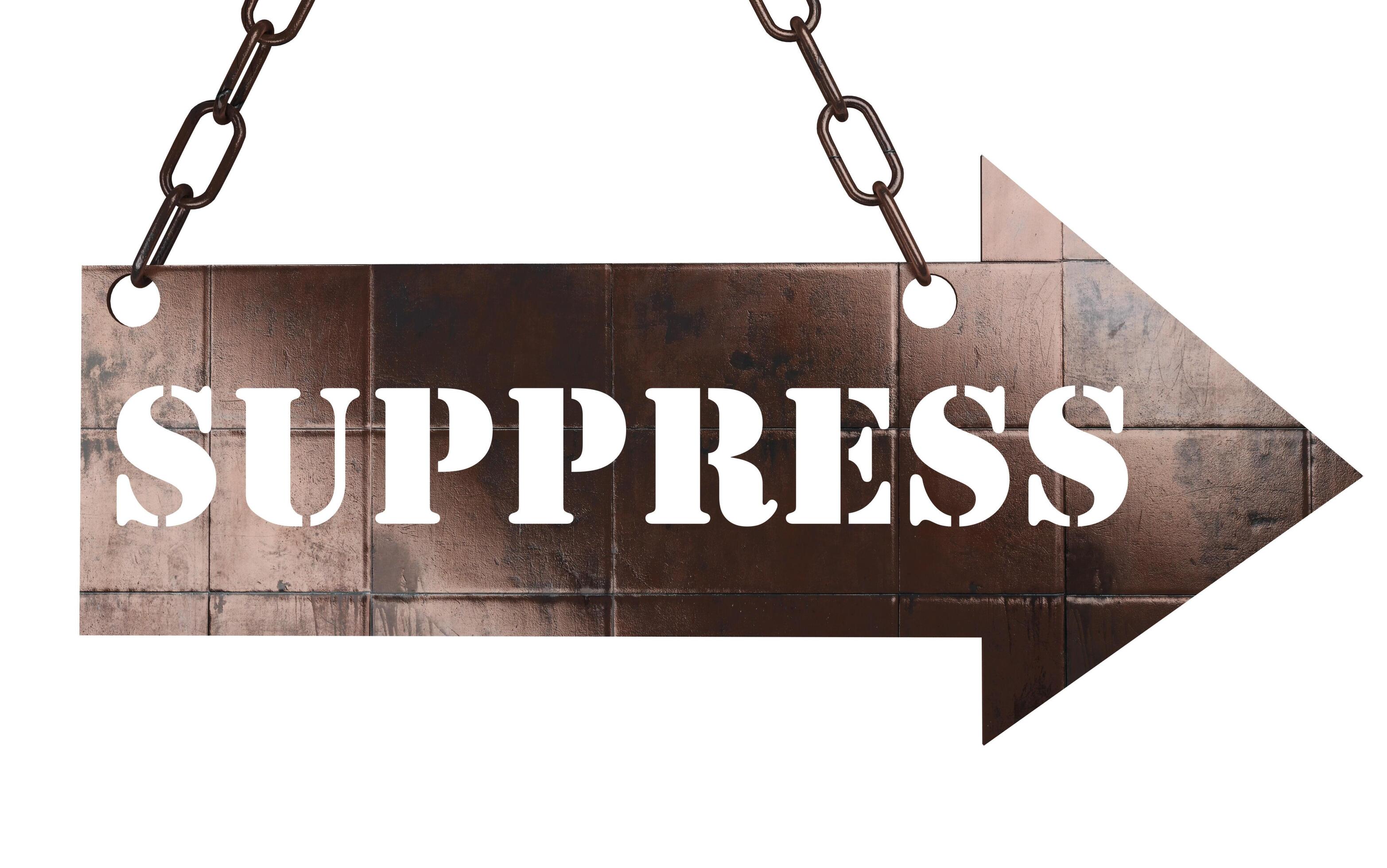 Suppress Word On Metal Pointer 6291803 Stock Photo At Vecteezy suppress-word-on-metal-pointer-6291803-stock-photo-at-vecteezy