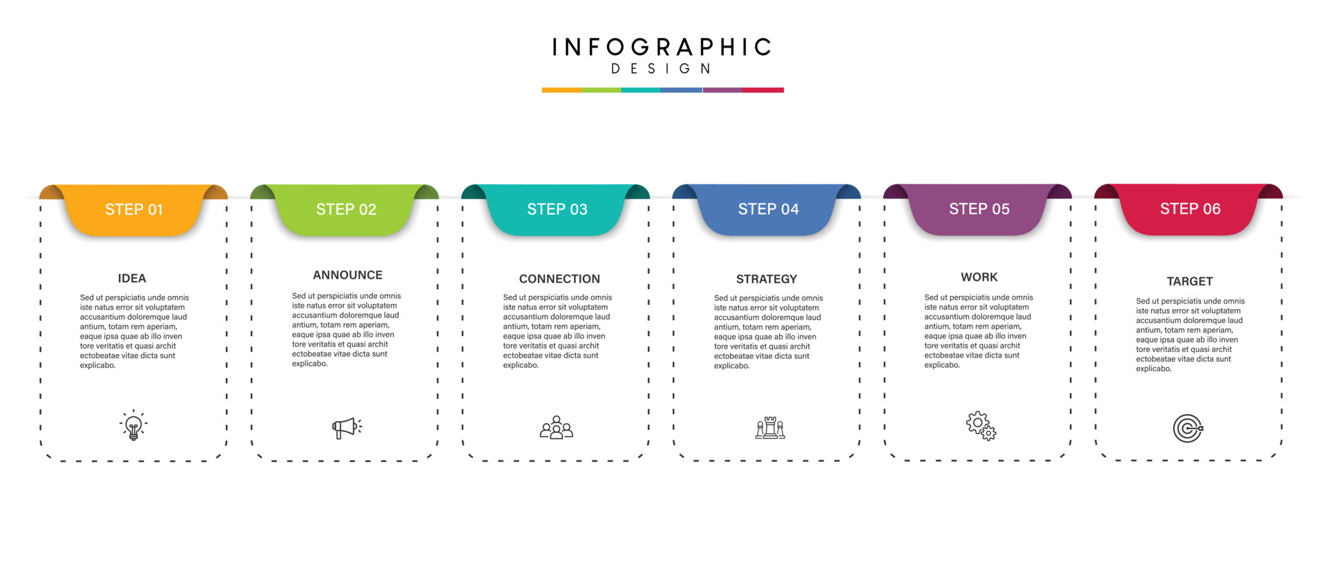 Steps business data visualization timeline process infographic template ...