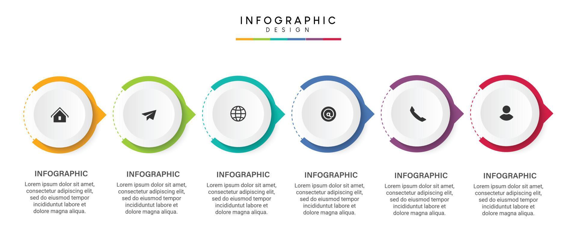 Steps business data visualization timeline process infographic template ...