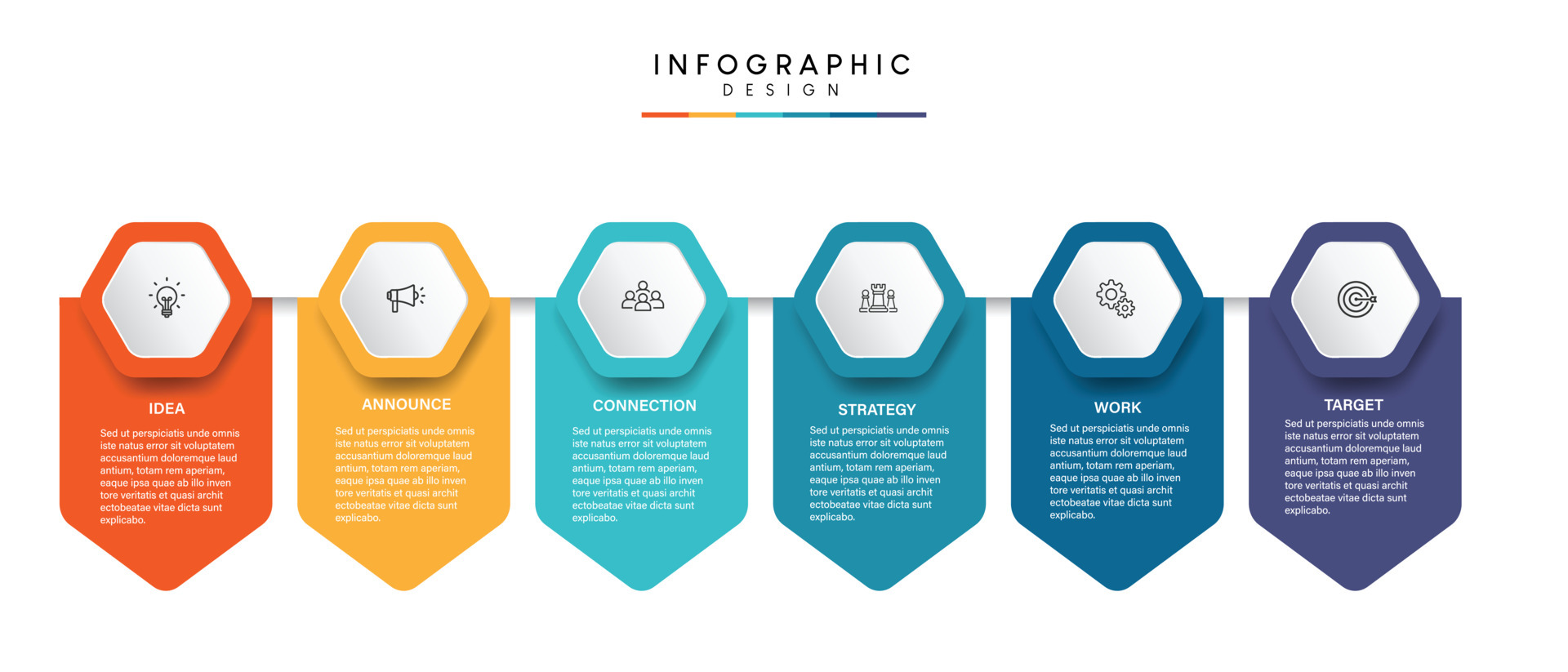 Steps business data visualization timeline process infographic template ...