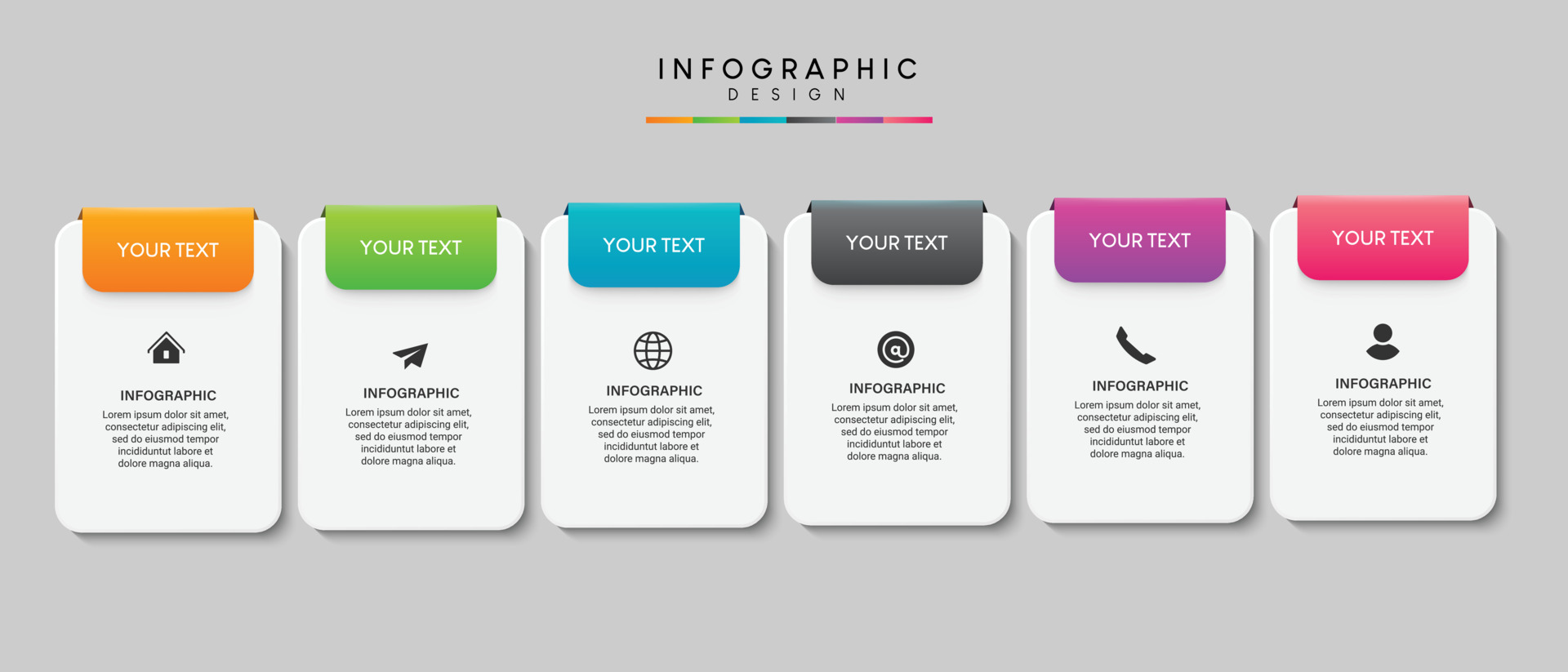 Steps business data visualization timeline process infographic template ...
