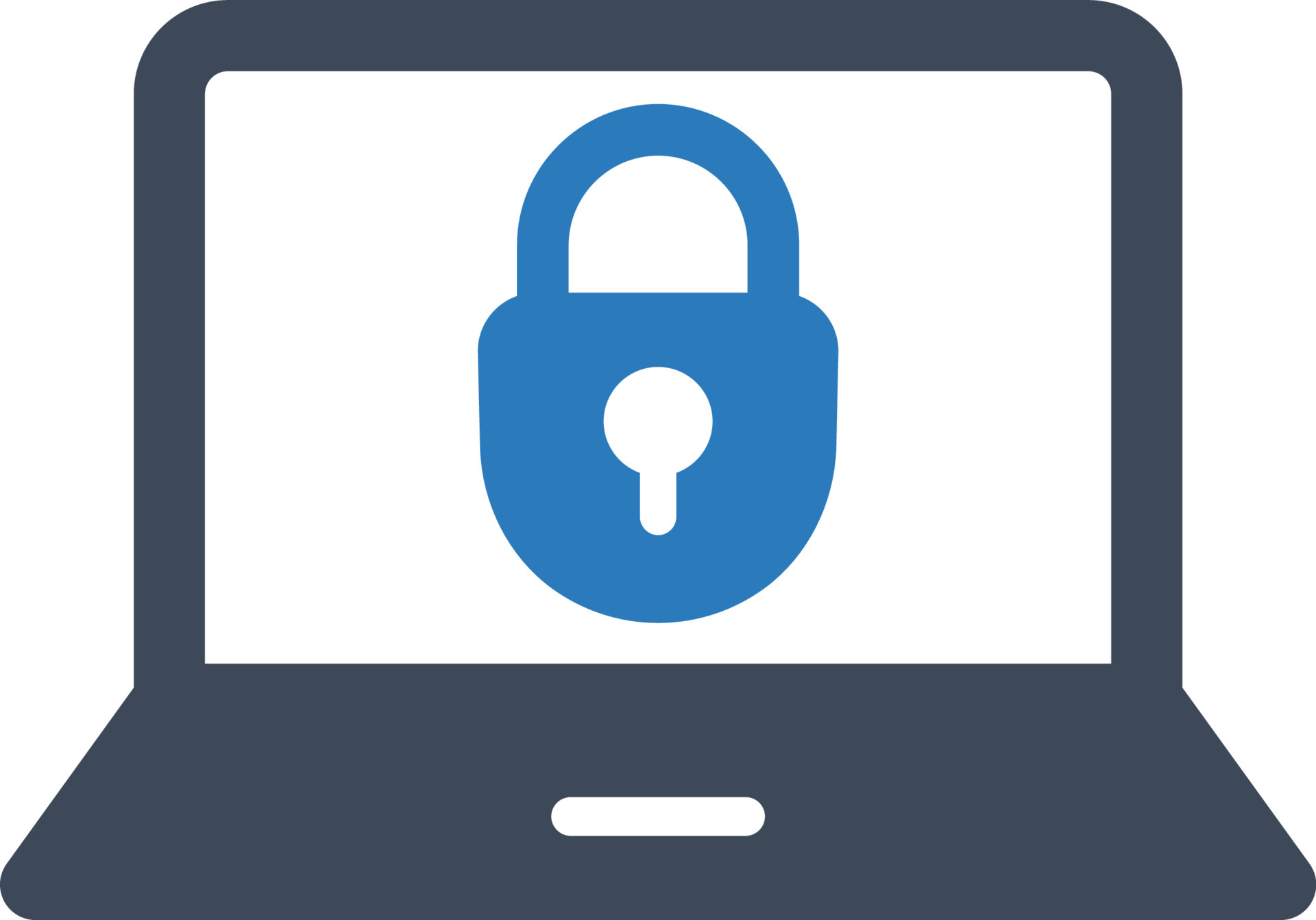 laptop lock Isolated Vector icon which can easily modify or edit ...