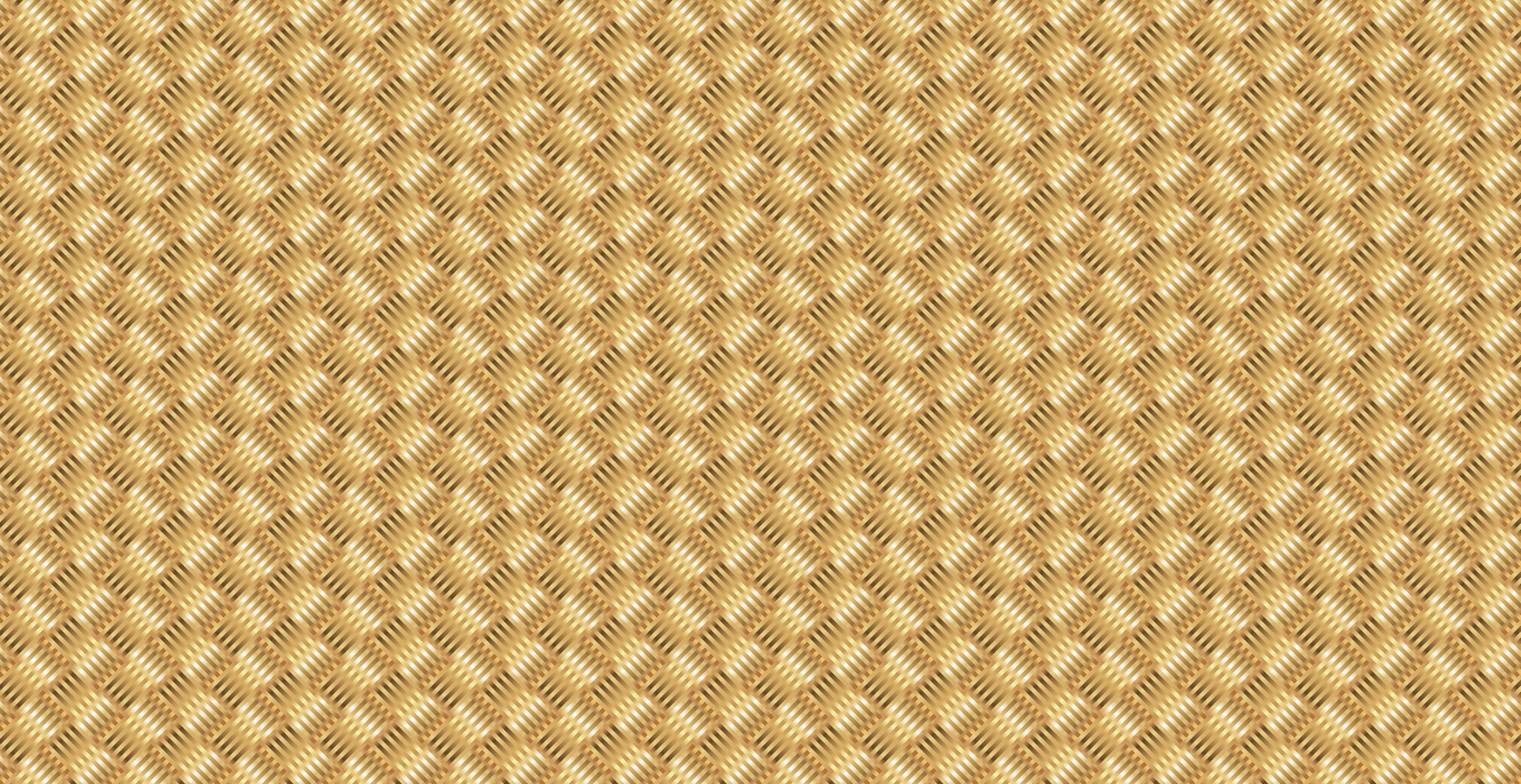 Panoramic golden wicker background, repeating elements - Vector 6310450 ...