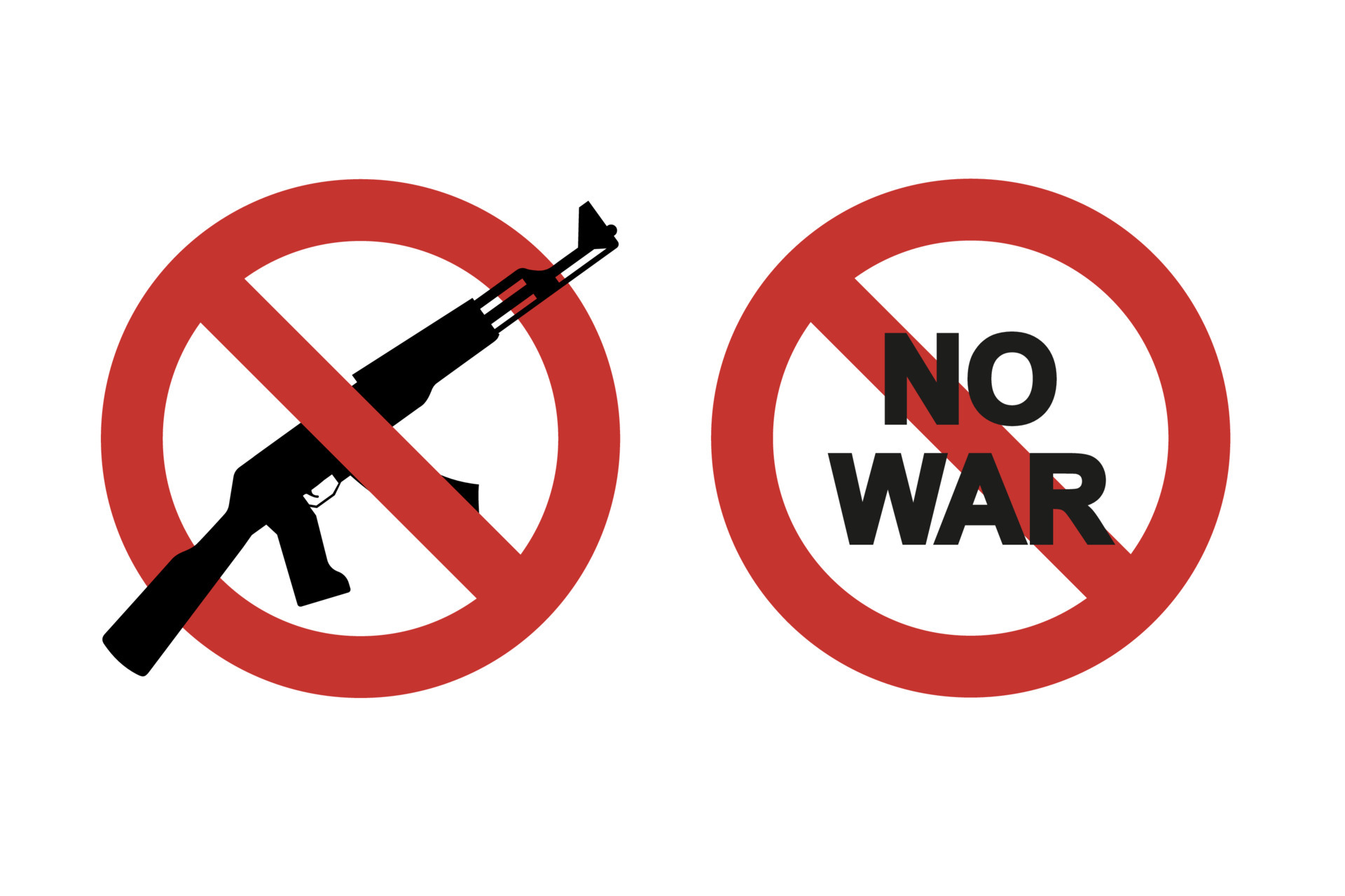 No war. No weapons. Vector illustration 6316507 Vector Art at Vecteezy