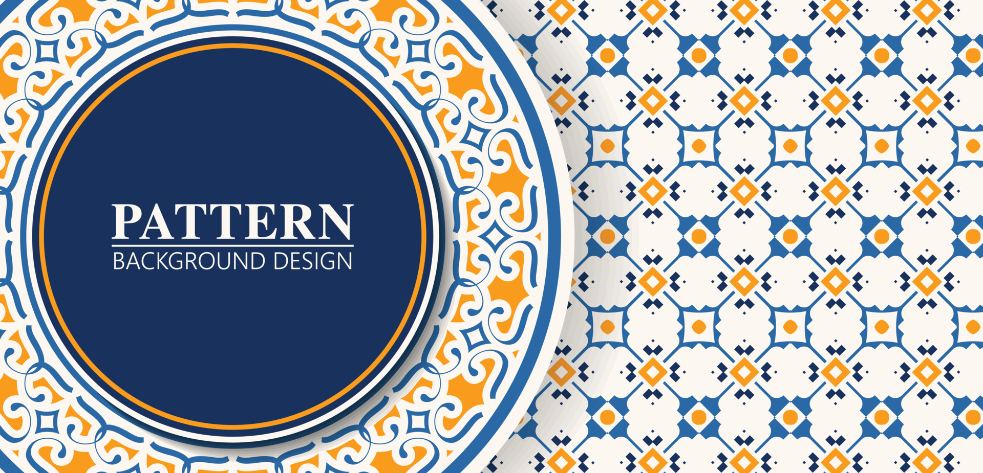 Colorful Abstract Pattern Circle Border Background 6322999 Vector Art