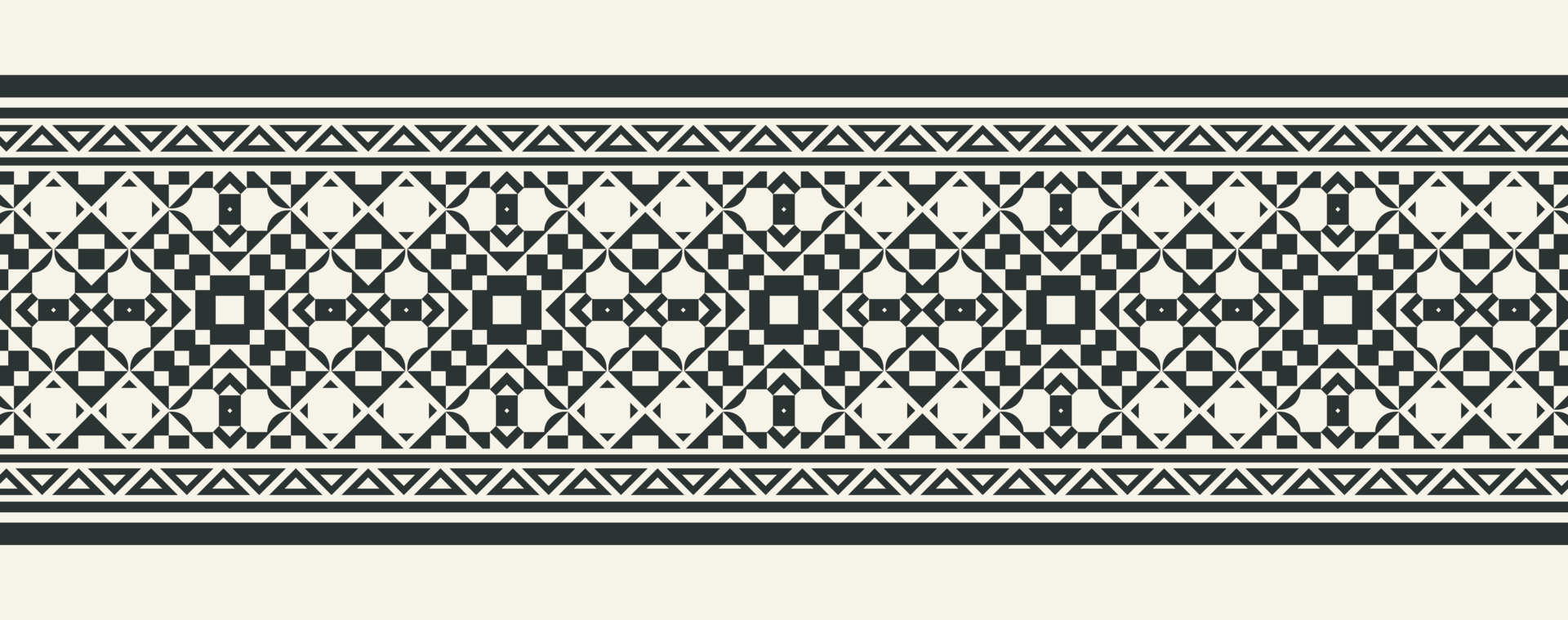 Ornament Style Ethnic Seamless Borders 6323101 Vector Art At Vecteezy