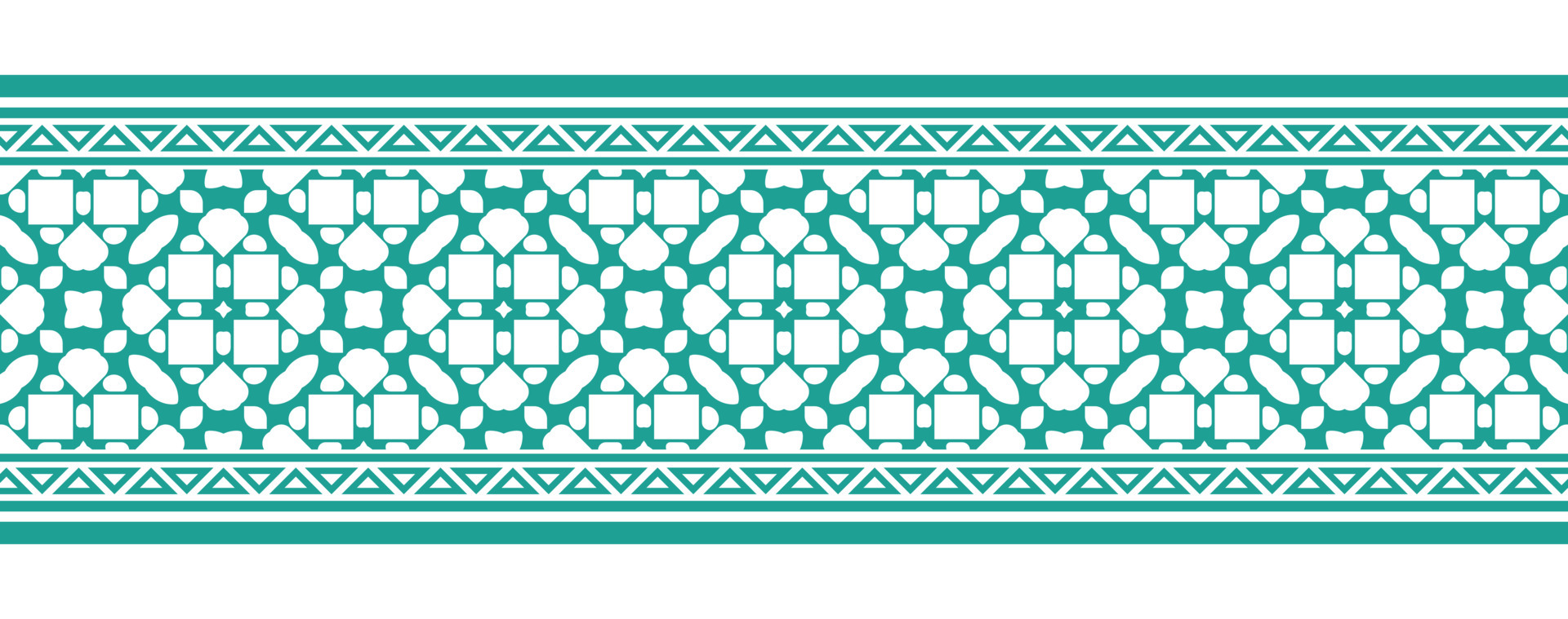 Ornament Style Ethnic Seamless Borders 6323126 Vector Art At Vecteezy