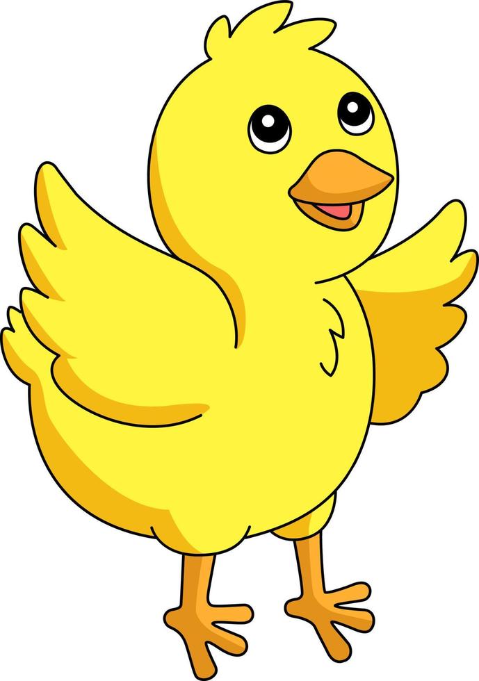 Pollito Dibujos Animados Color Clipart Ilustración 6325744 Vector En Vecteezy