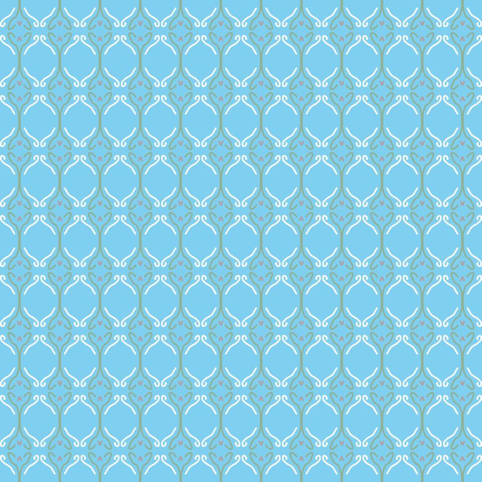Pattern Design Template With Ornament Motif Repeat And Seamless