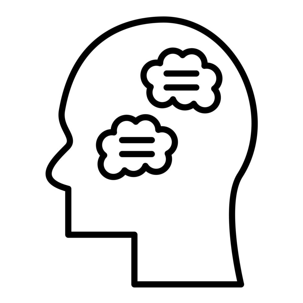 Inner Dialogue Line Icon 6330824 Vector Art at Vecteezy Inner Dialogue Line Icon 6330824 Vector Art at Vecteezy