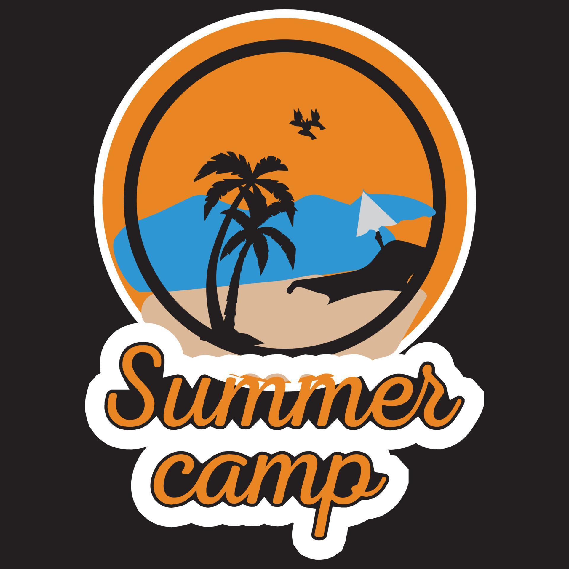 Summer Camp T Shirt Design 6333354 Vector Art At Vecteezy