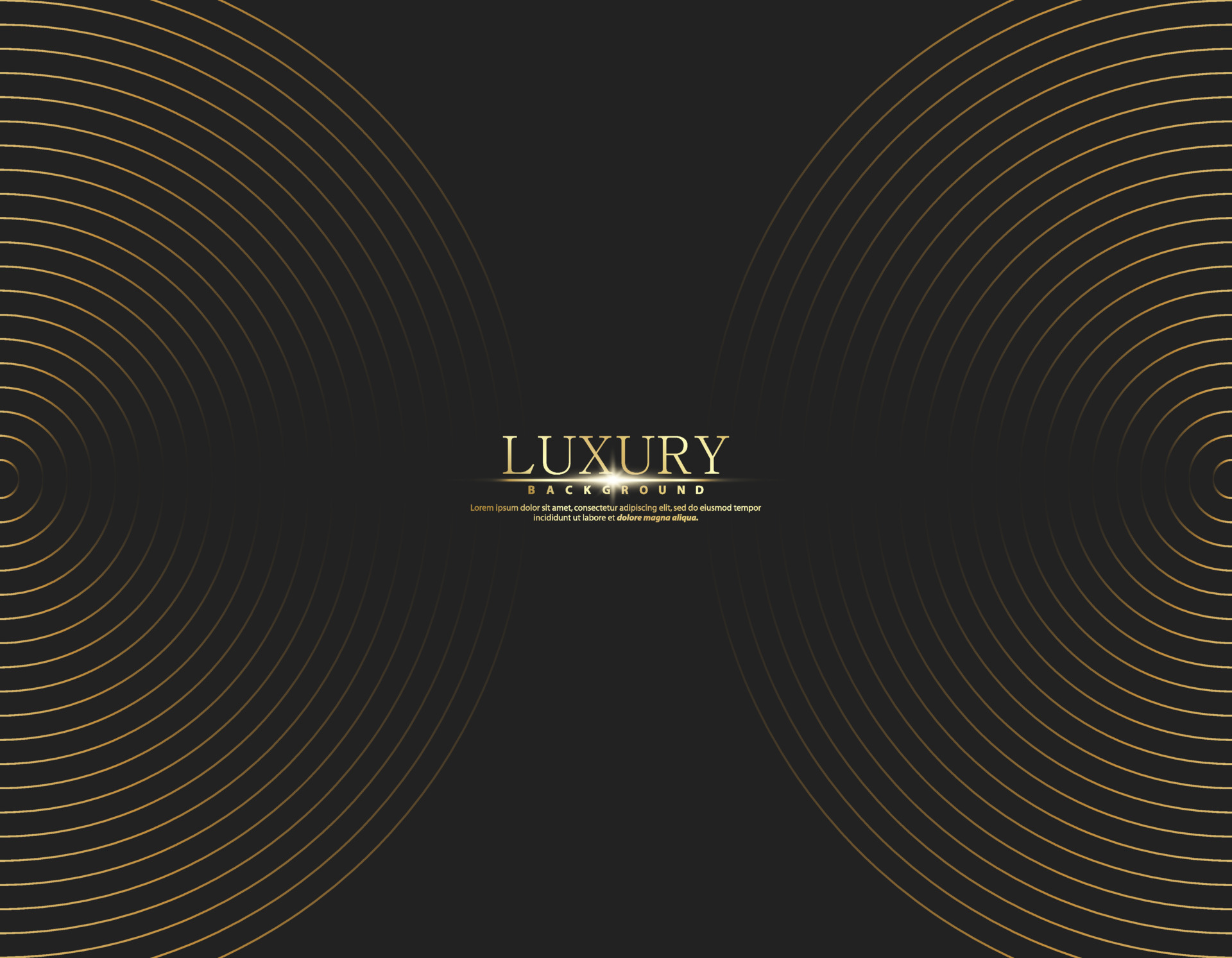 Circle Line Gold Color Background Abstract Round Pattern Vector Illustration 6361796 Vector