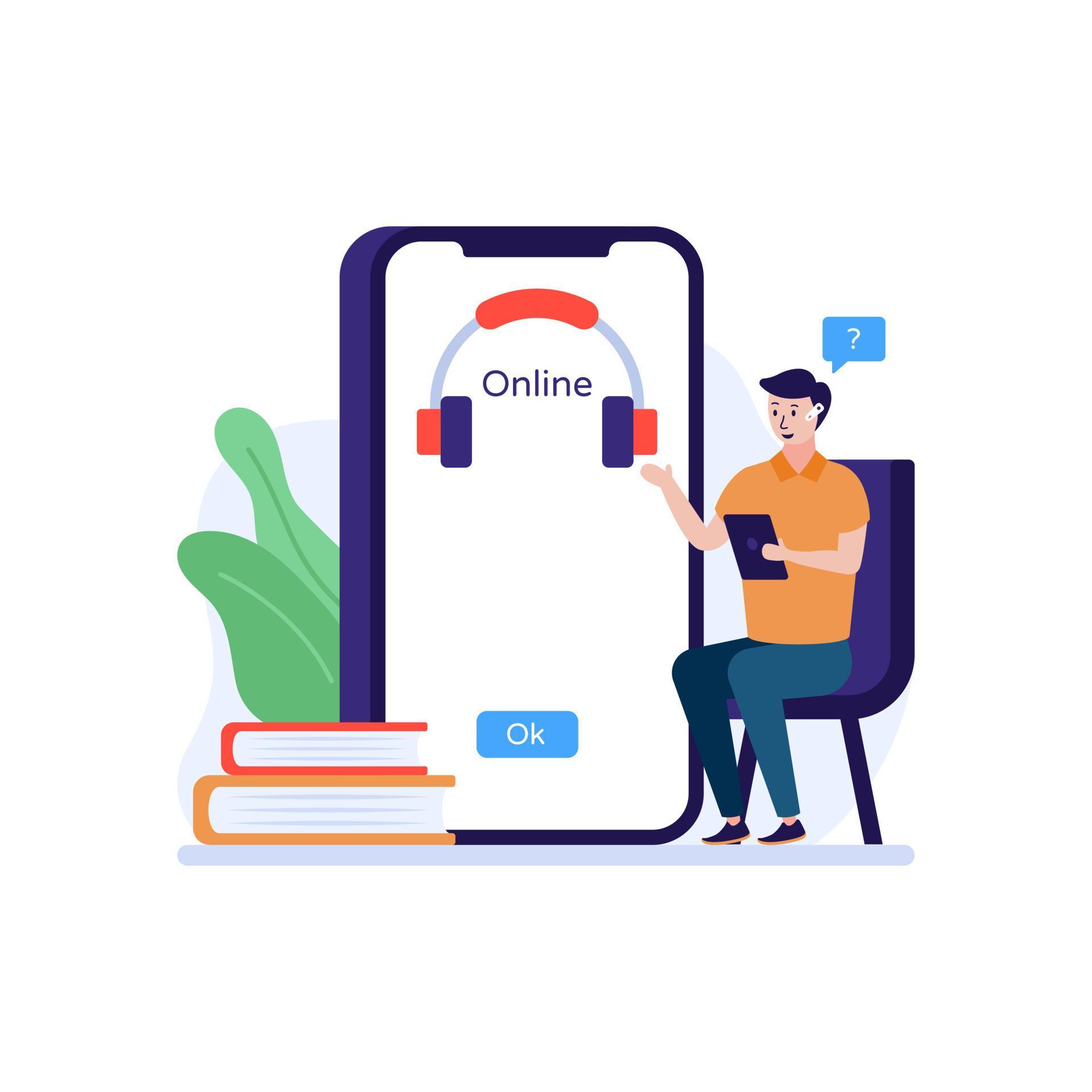 Have a look at this editable flat illustration of language course ...