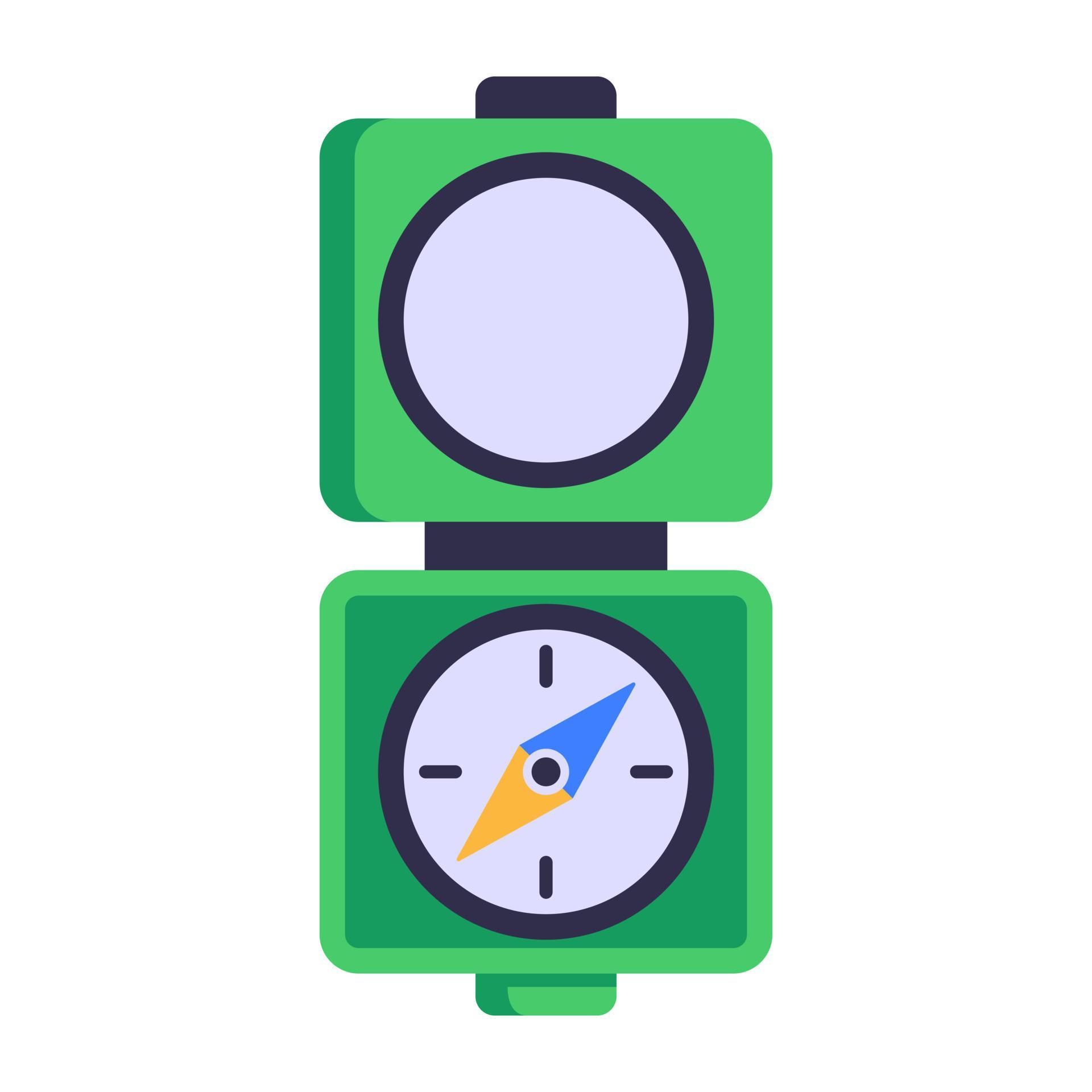A Navigational Tool Flat Icon Of Military Compass 6369913 Vector Art At Vecteezy