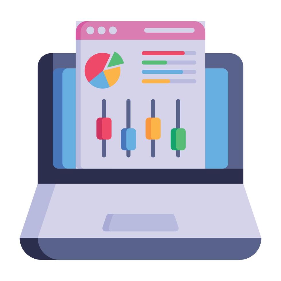 Flat icon of dashboard is up for premium use 6372927 Vector Art at Vecteezy