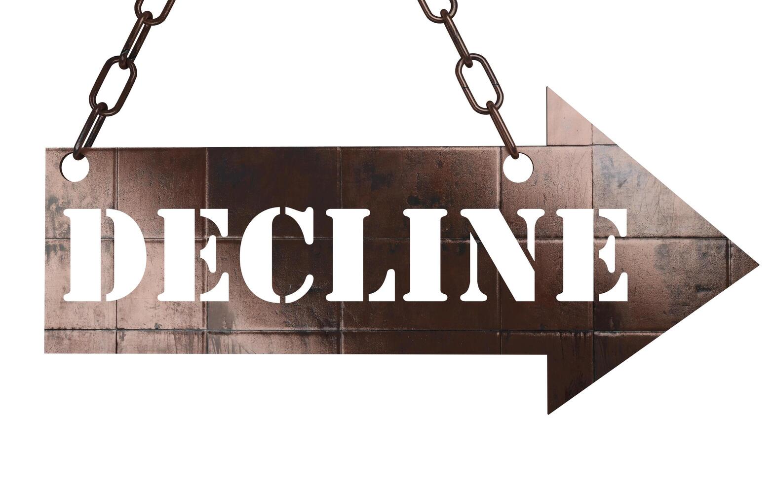 Decline Word On Metal Pointer 6384990 Stock Photo At Vecteezy decline-word-on-metal-pointer-6384990-stock-photo-at-vecteezy