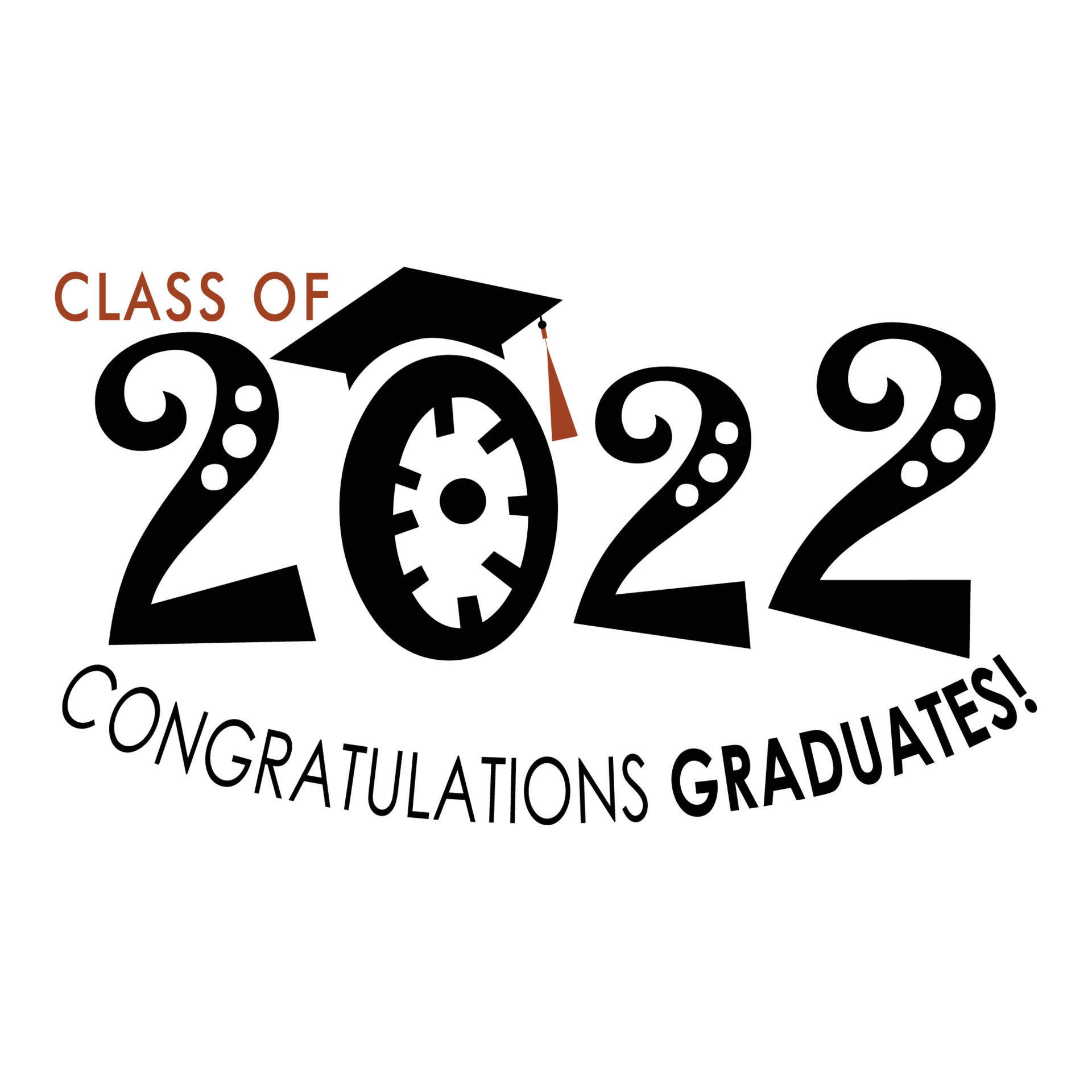 Class Of 2022 Congratulations Graduation Inscription Poster class-of-2022-congratulations-graduation-inscription-poster