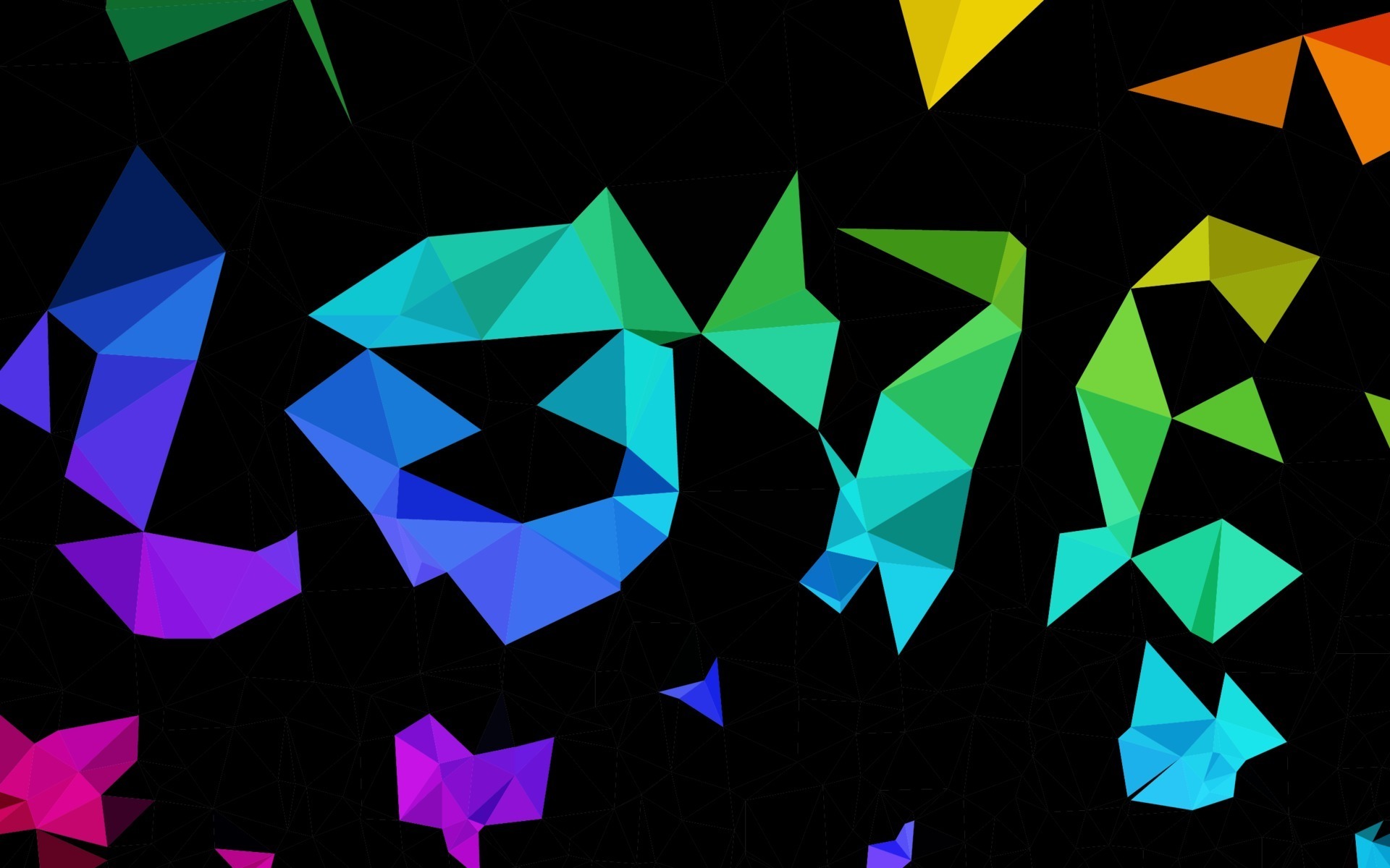 Dark Multicolor Rainbow Vector Shining Triangular Pattern 6397215 Vector Art At Vecteezy