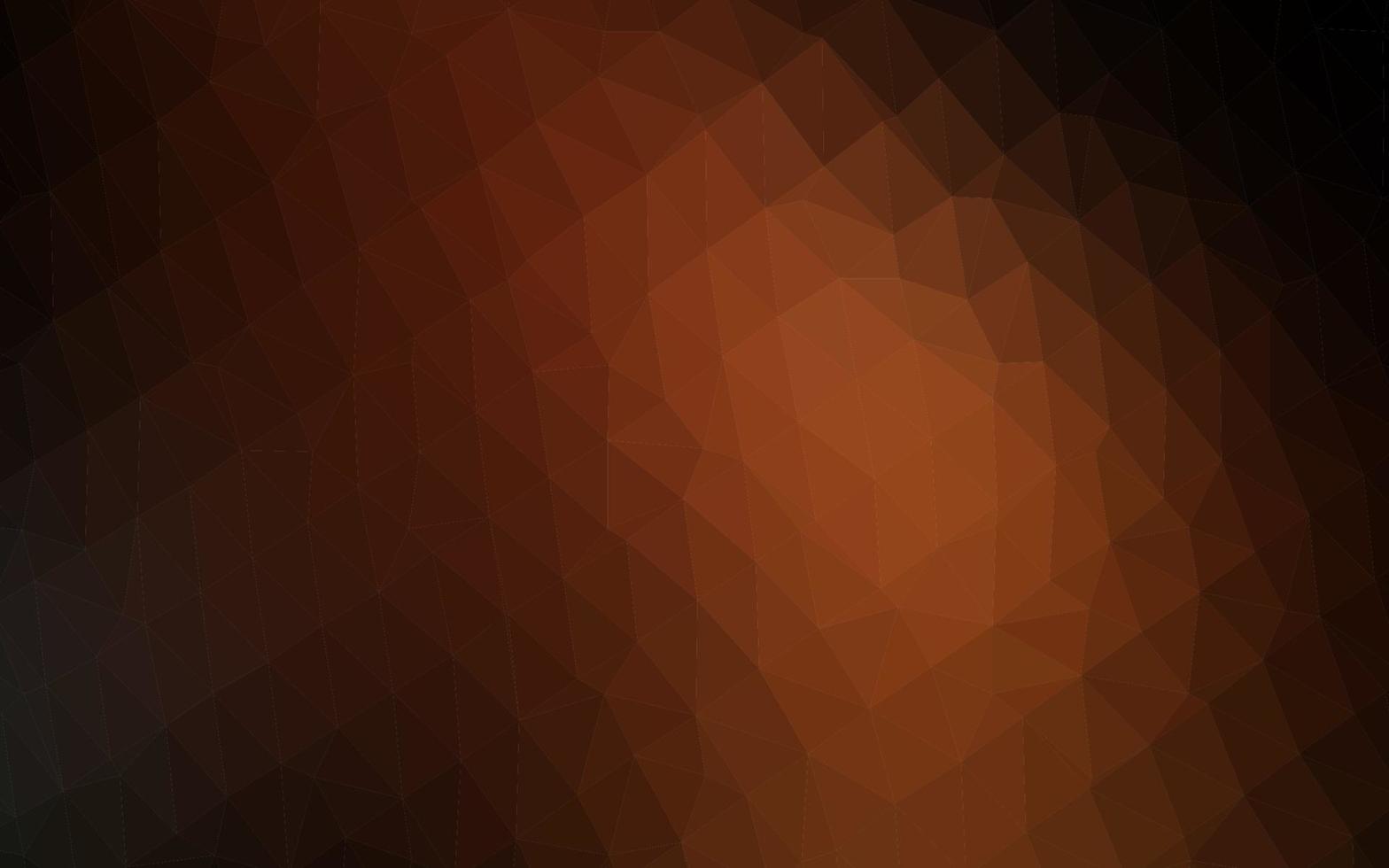 Dark Orange Vector Polygon Abstract Backdrop 6401639 Vector Art At Vecteezy