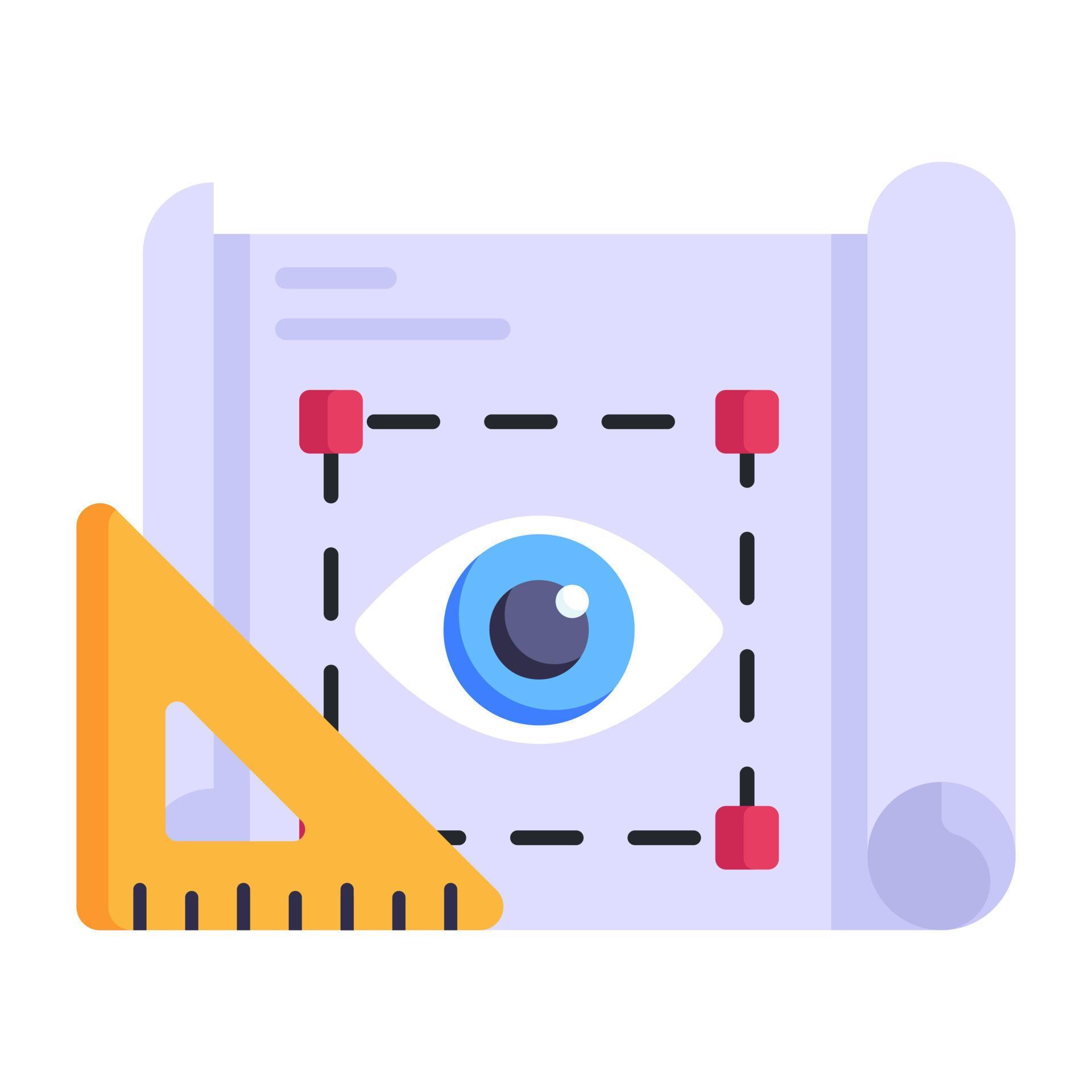 Premium flat style icon of drafting process 6403726 Vector Art at Vecteezy