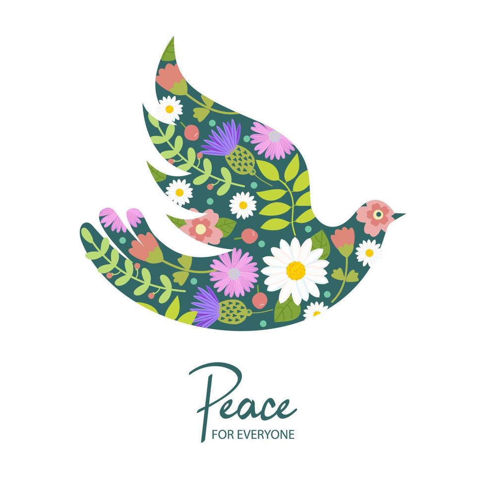The Dove Of Peace A Symbol Of Peace Vector Illustration 6405316 The Dove Of Peace A Symbol Of Peace Vector Illustration 6405316