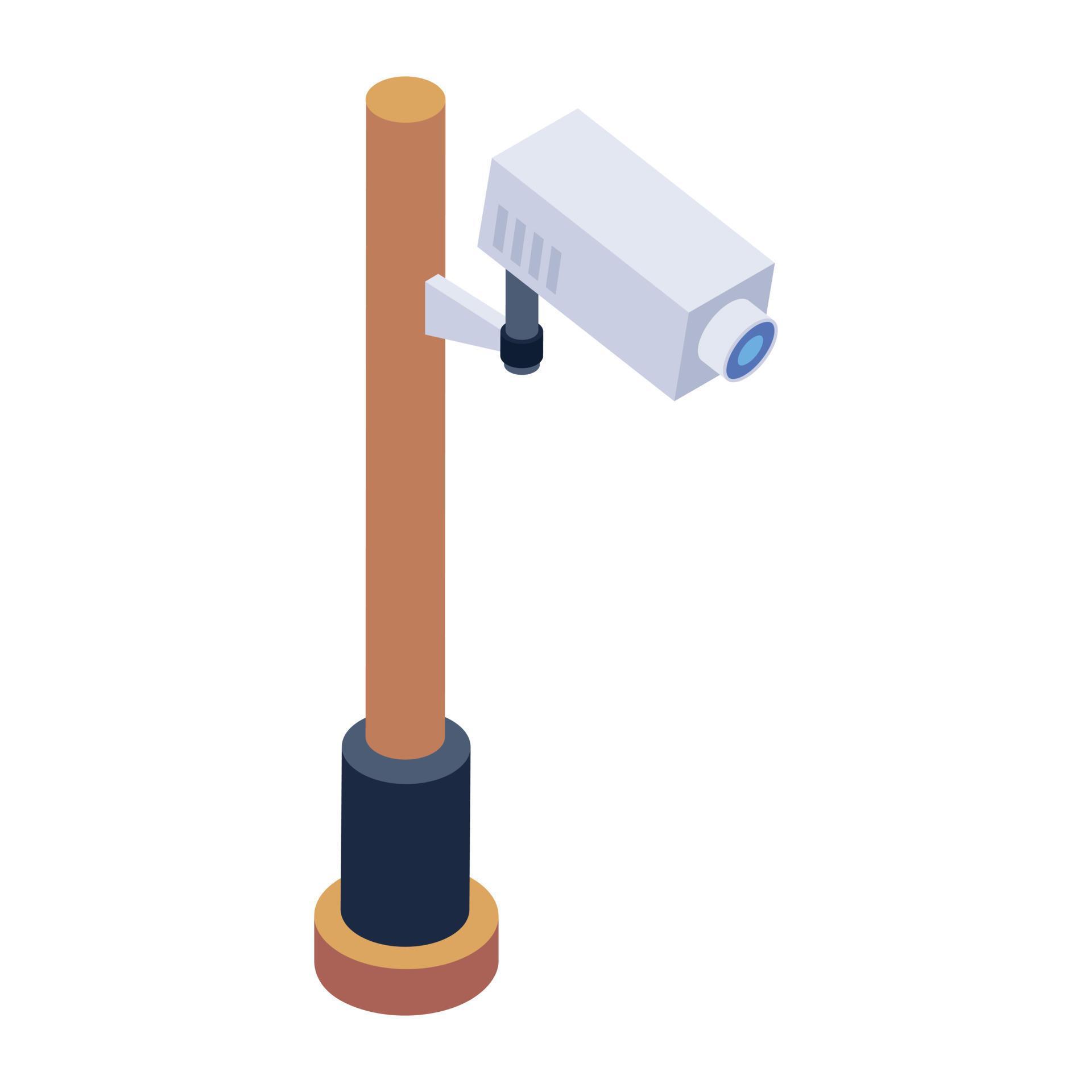 Security camera isometric vector 6405770 Vector Art at Vecteezy