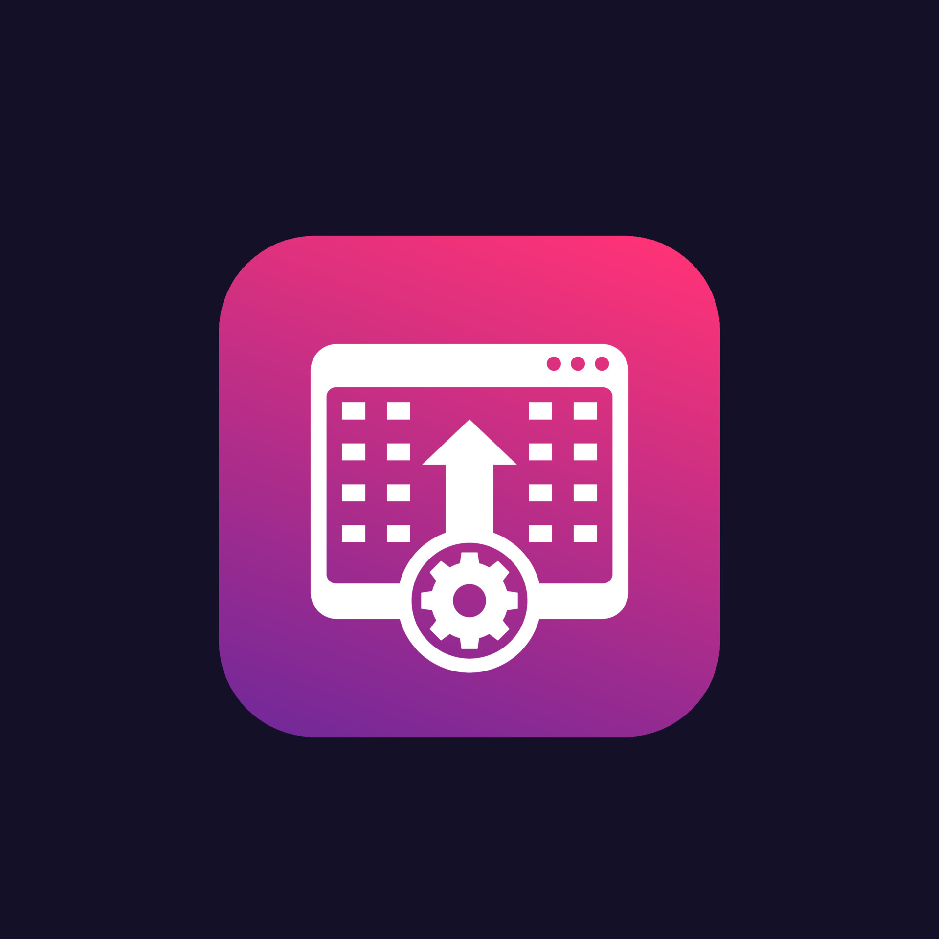 programming, software integration icon, vector 6406377 Vector Art at ...