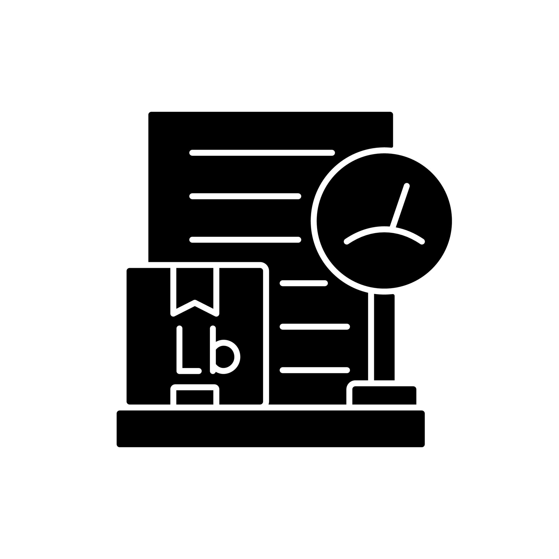 International Delivery Packing List Lb Black Glyph Icon Shipping international-delivery-packing-list-lb-black-glyph-icon-shipping