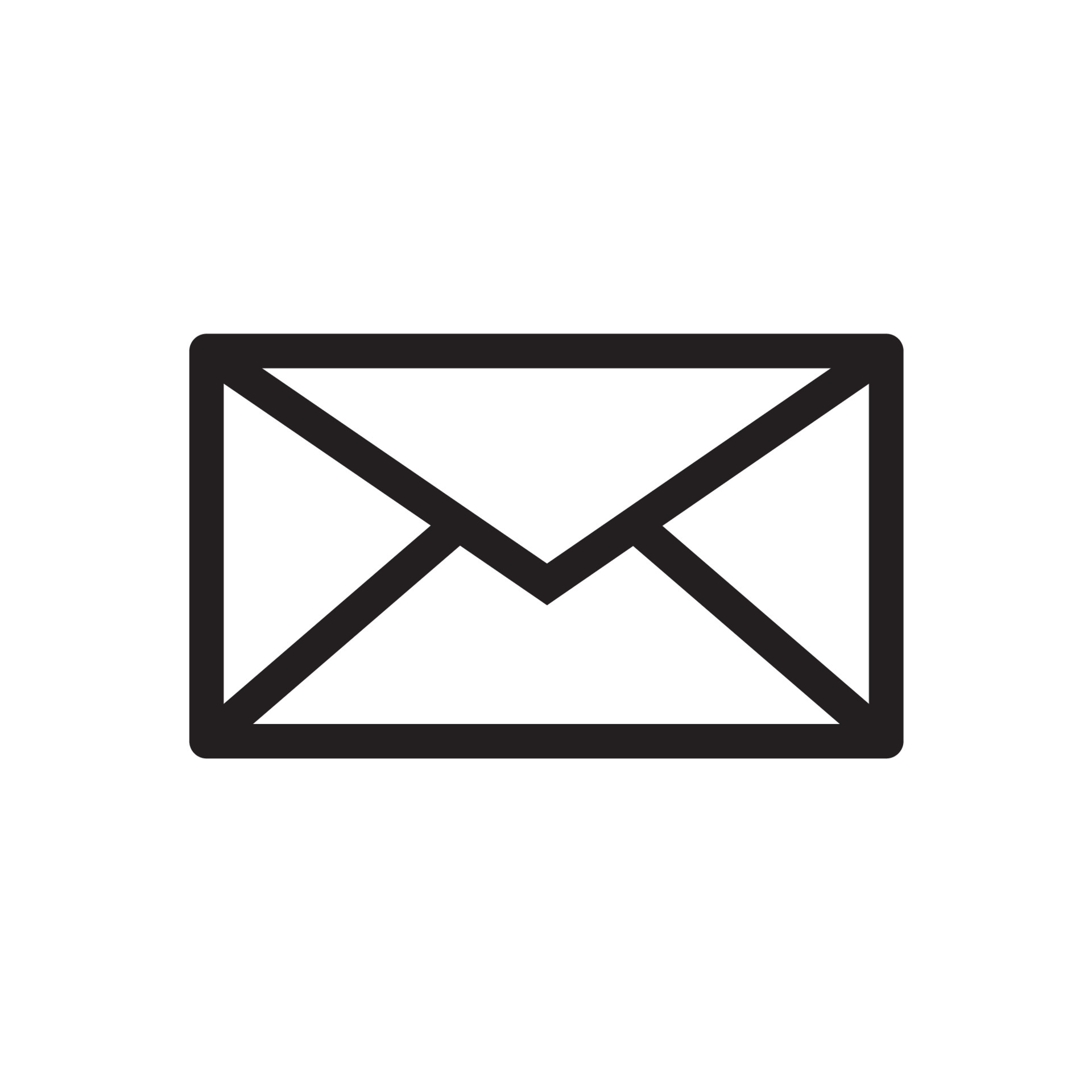Outline Email Icon Isolated On Grey Background Open Envelope Pictogram