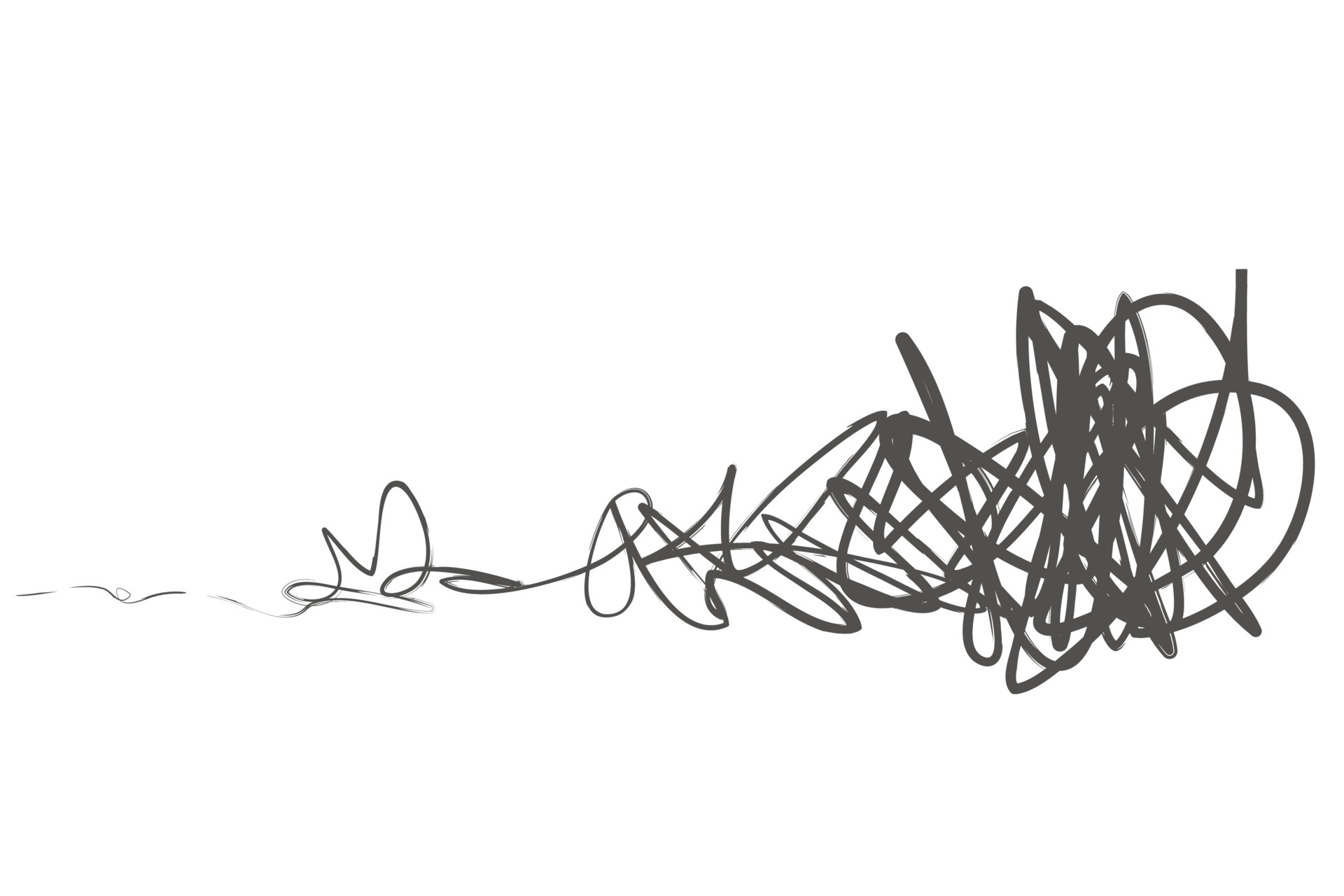 Tangled abstract scribble with hand drawn line. Doodle vector drawn ... Tangled abstract scribble with hand drawn line. Doodle vector drawn ...