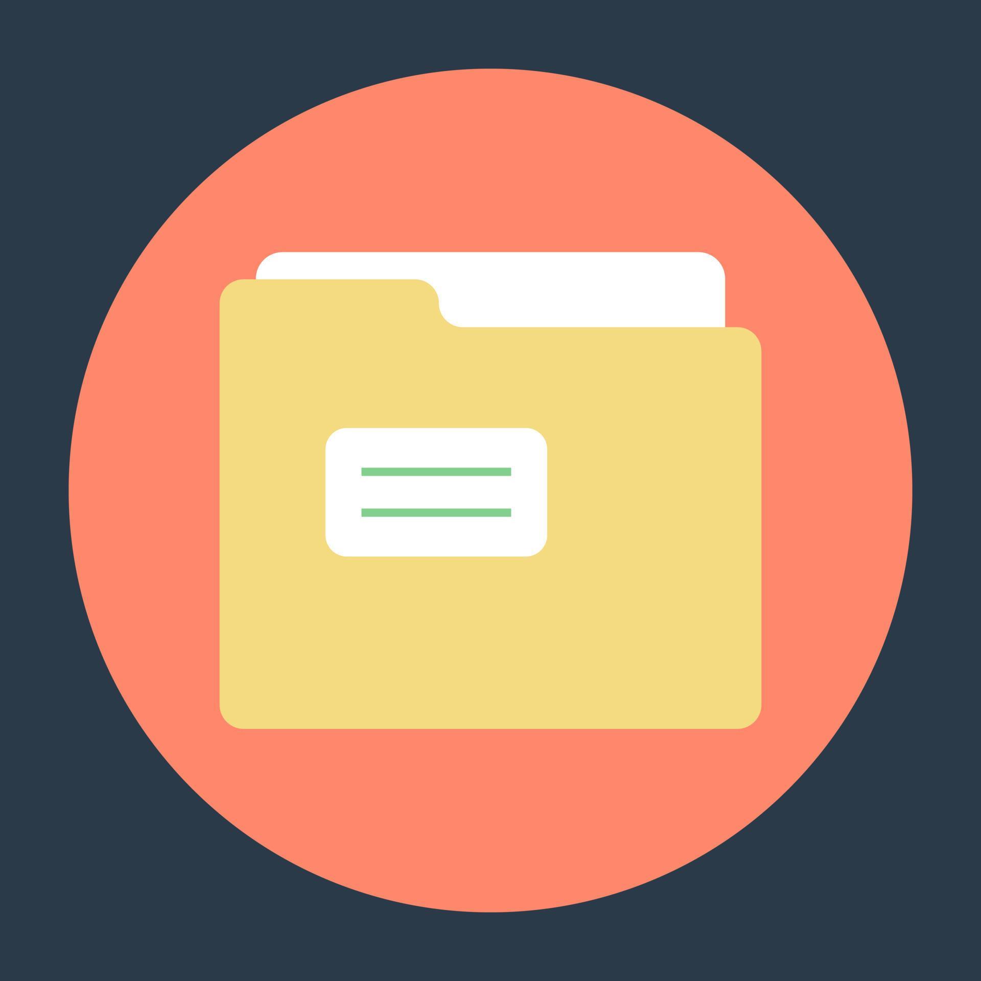 Computer Folder Concepts 6424017 Vector Art at Vecteezy