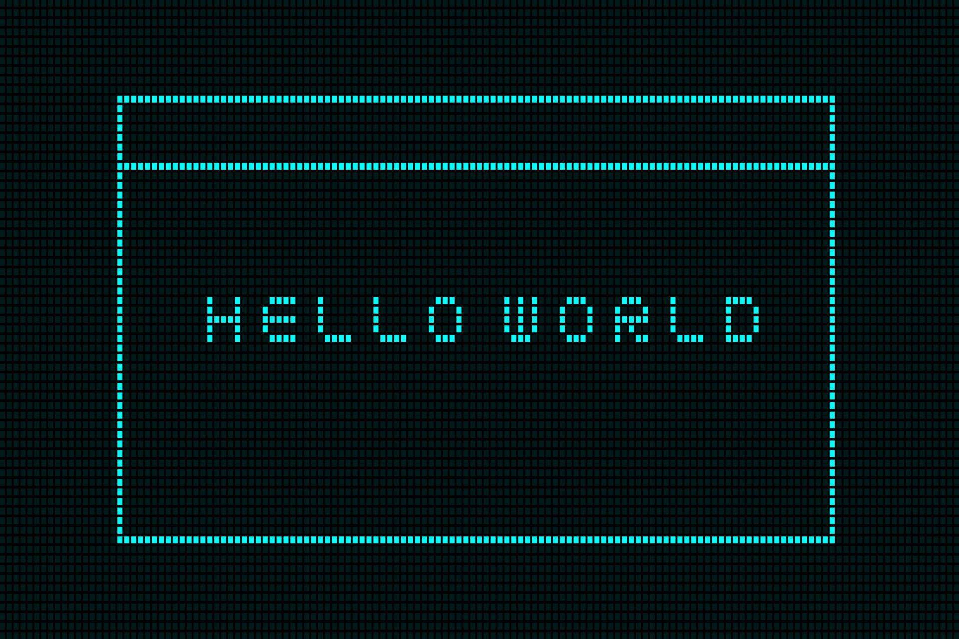 Hello World is a simple word for programmer's first programming ...