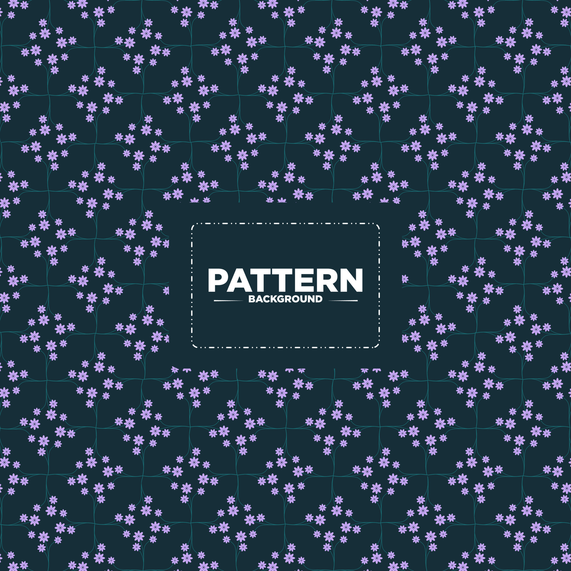 Color floral elements geometric pattern background vector graphics ...