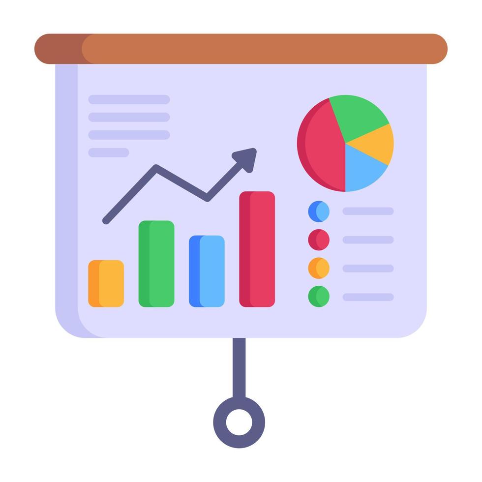 Data presentation flat icon is up for premium use 6431528 Vector Art at ...