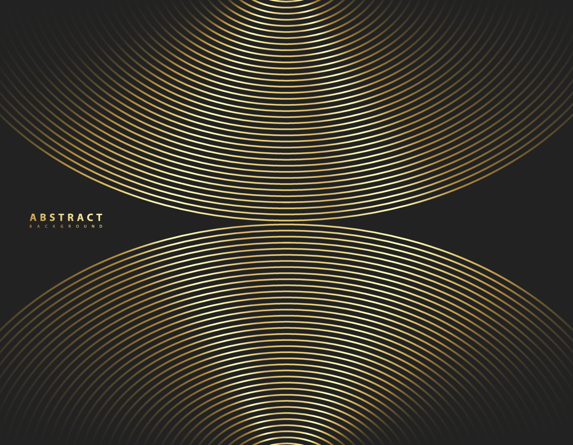 Circle Line Gold Color Background Abstract Round Pattern Vector Illustration 6432474 Vector