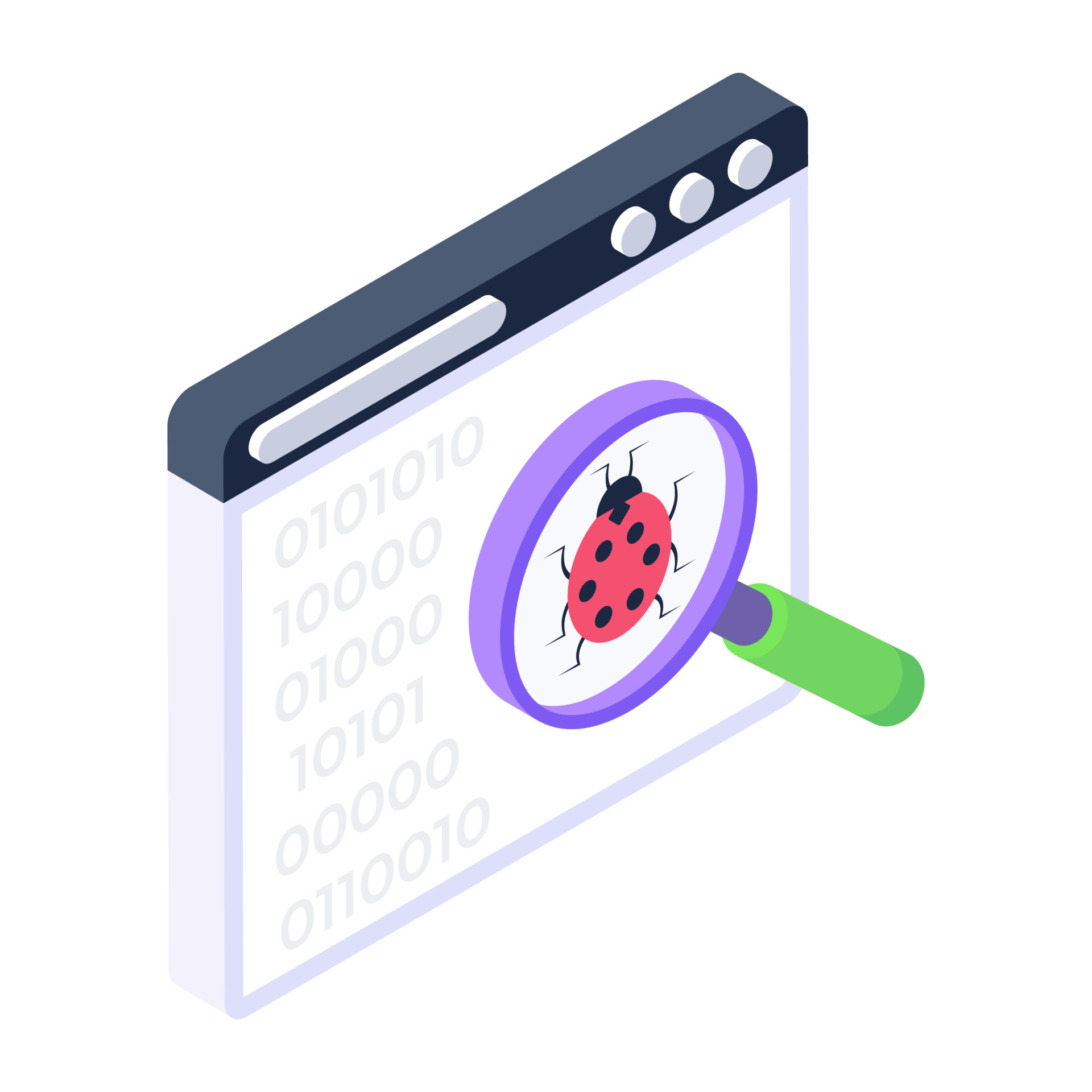 Bug under magnifying glass showcasing debugging icon 6434092 Vector Art ... Bug under magnifying glass showcasing debugging icon 6434092 Vector Art ...